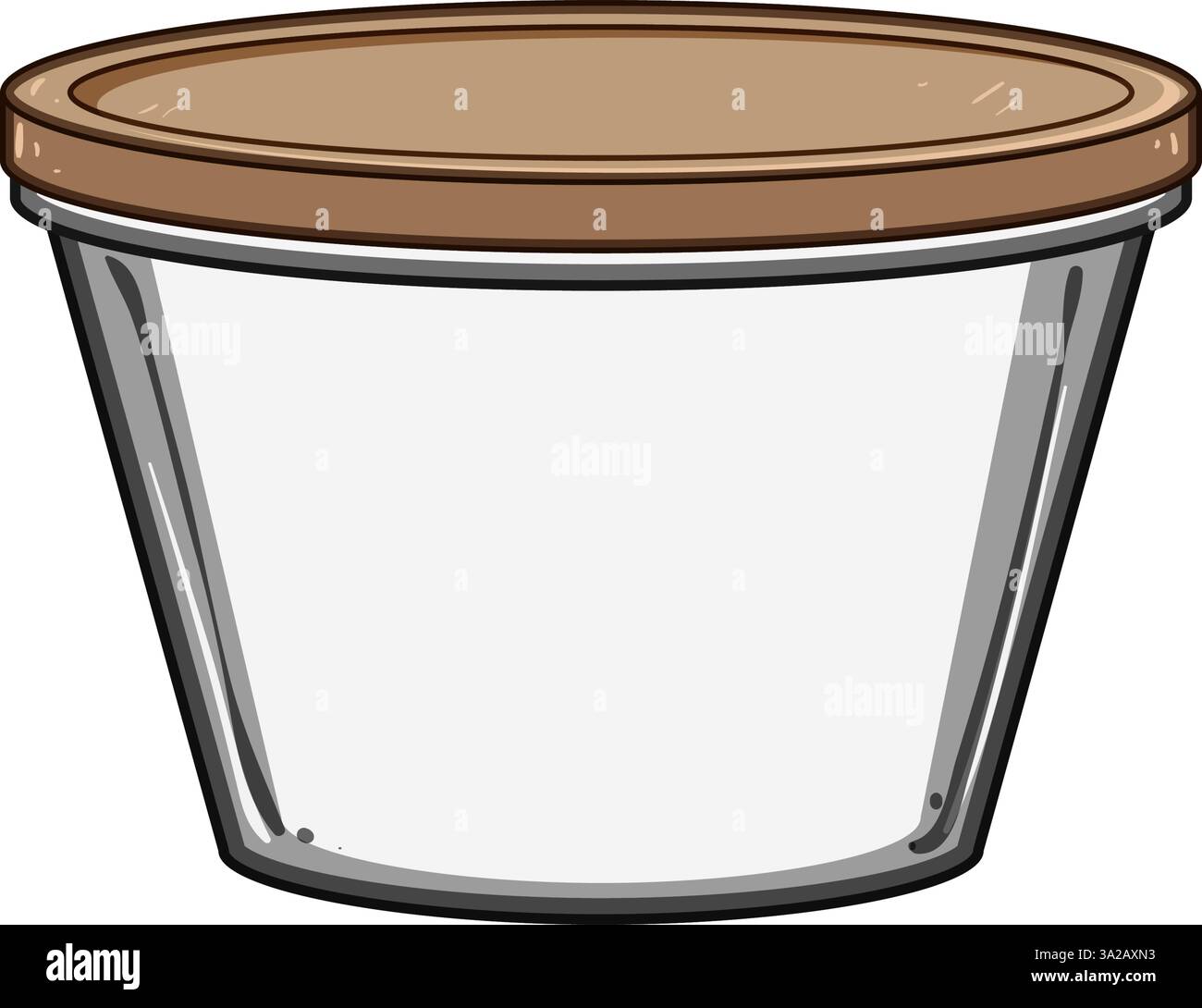 dishwasher glass food storage container cartoon vector illustration ...