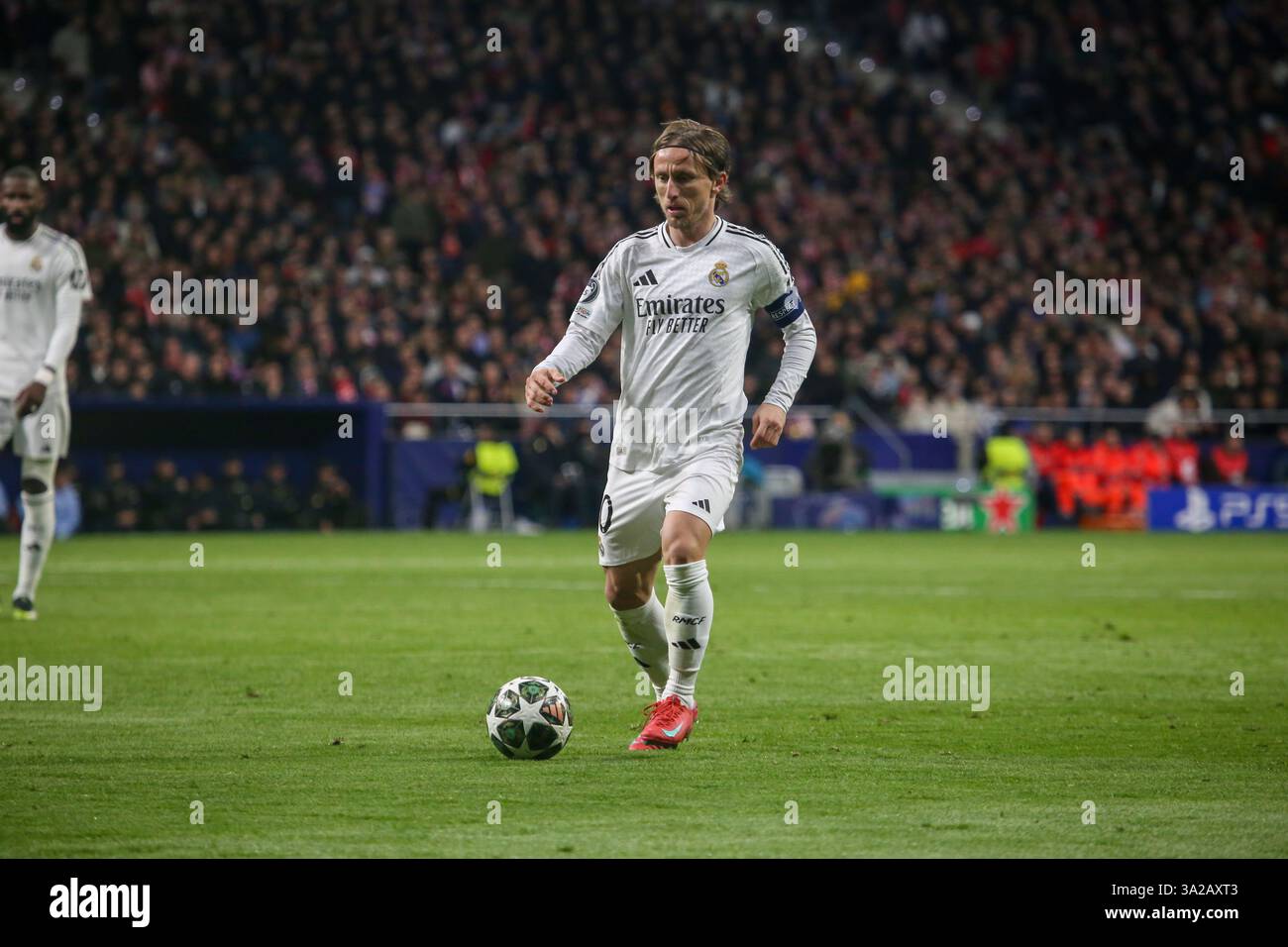 Madrid, Spain, March 12, 2025: Real Madrid's Luka Modrić (10) with the ...