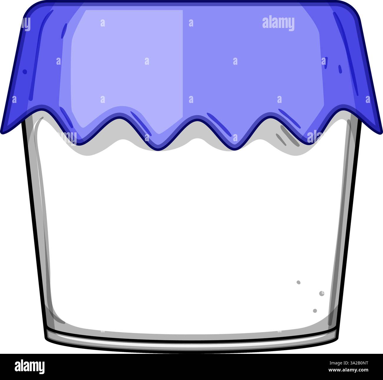 safe food storage container baby cartoon vector illustration Stock ...