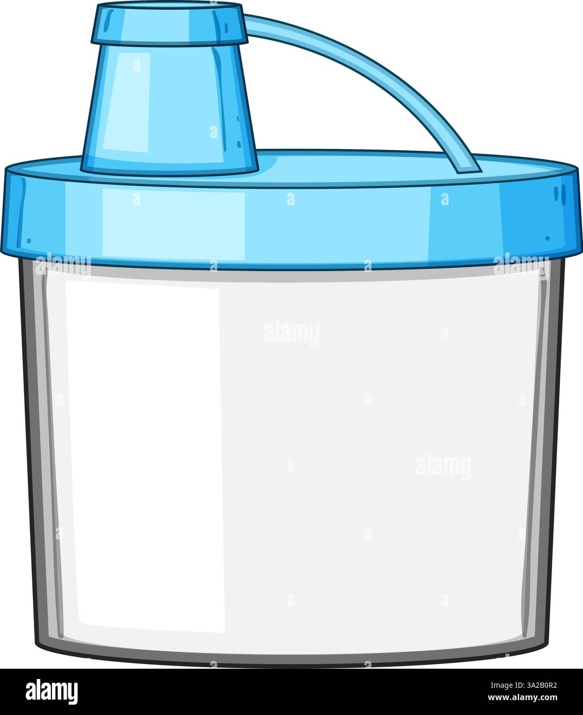 microwave food storage container baby cartoon vector illustration Stock ...