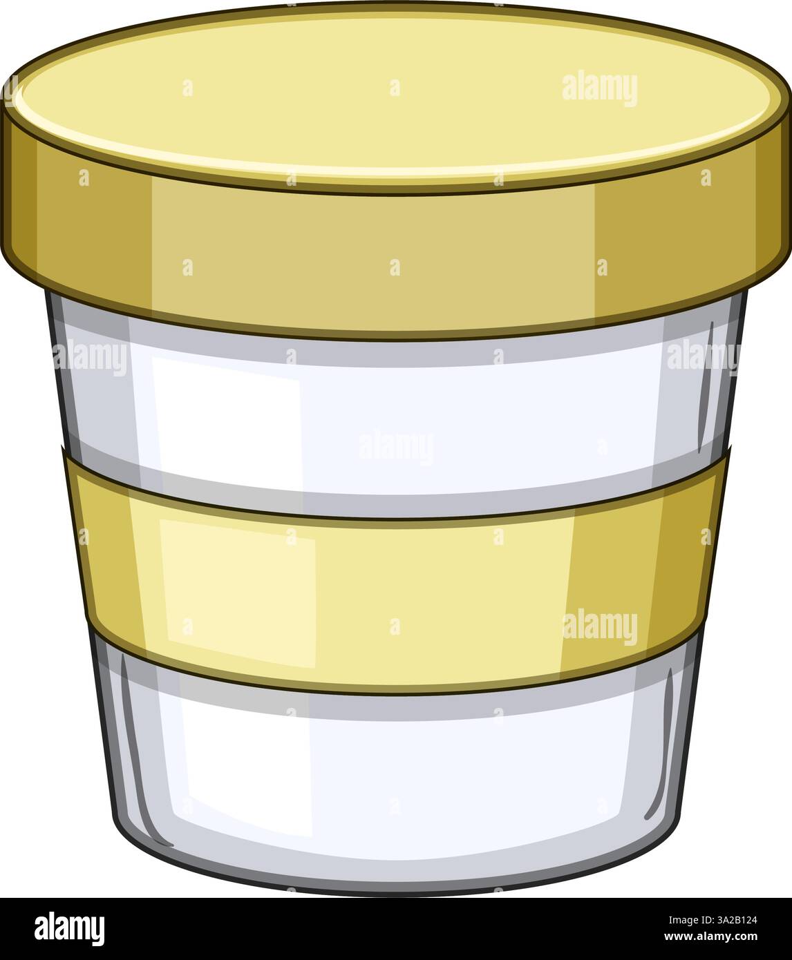airtight food storage container baby cartoon vector illustration Stock ...