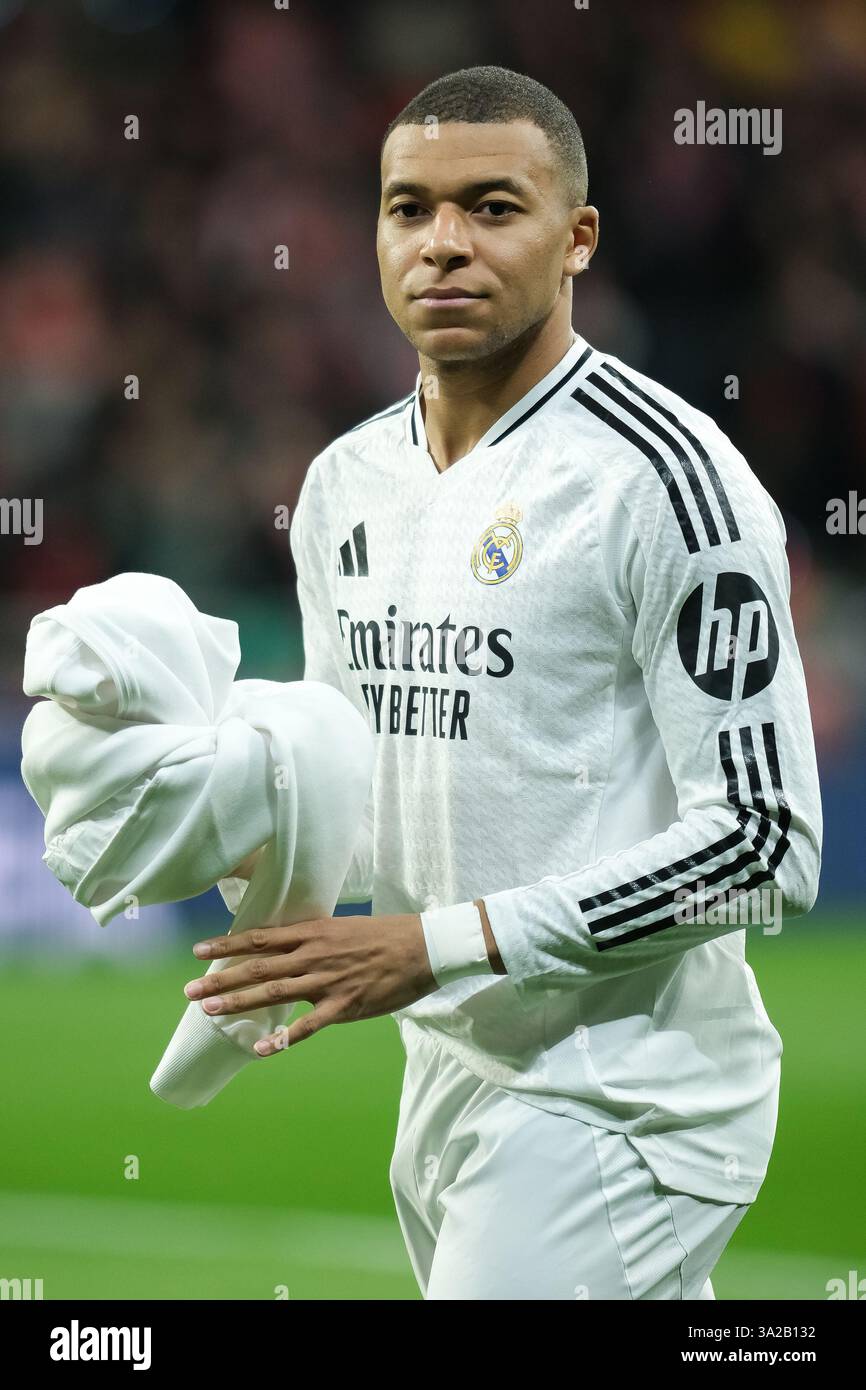 Kylian Mbappe of Real Madrid during the UEFA Champions League match ...
