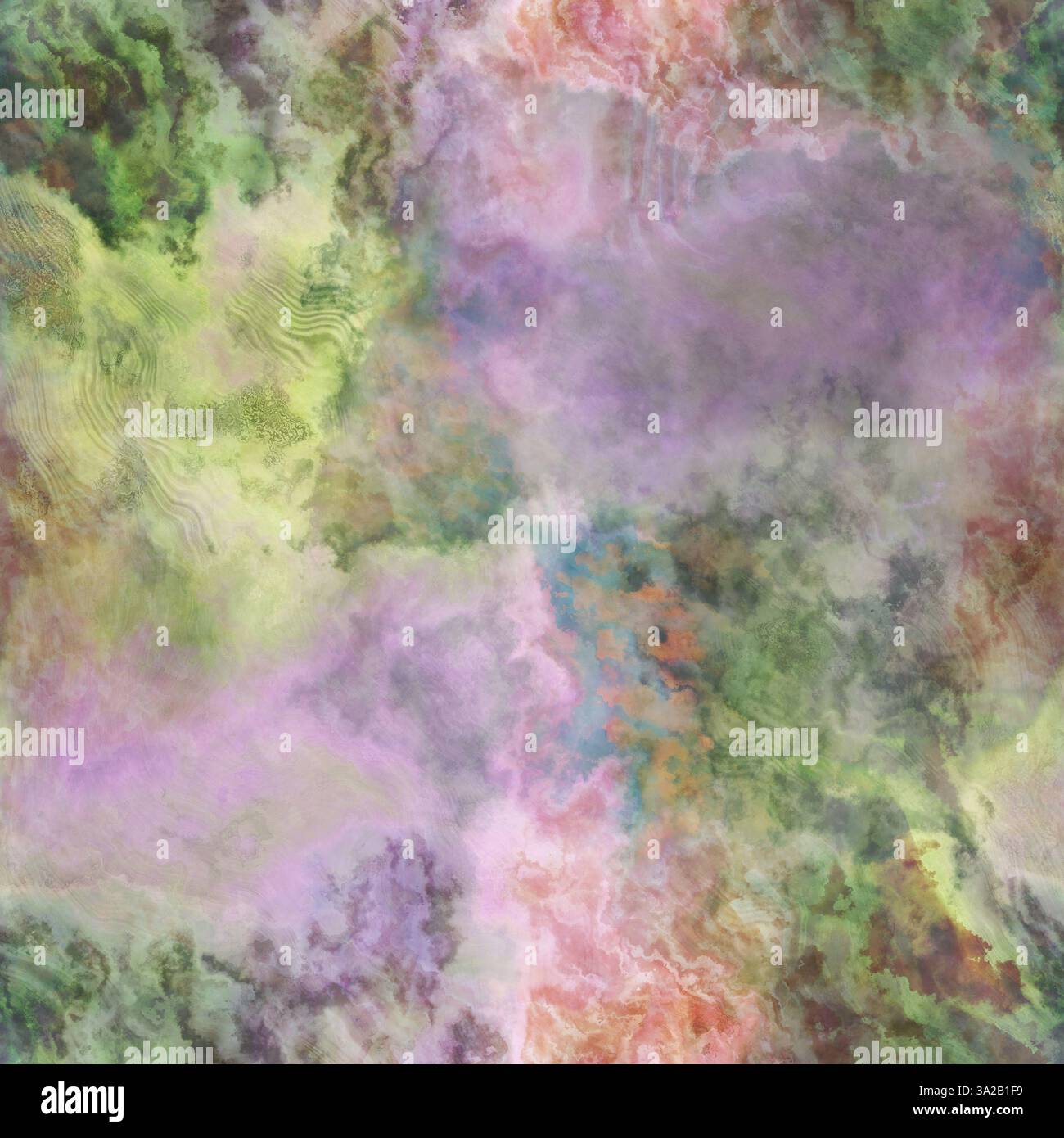 Multicolour space dyed marble seamless art texture background. Vivid ...