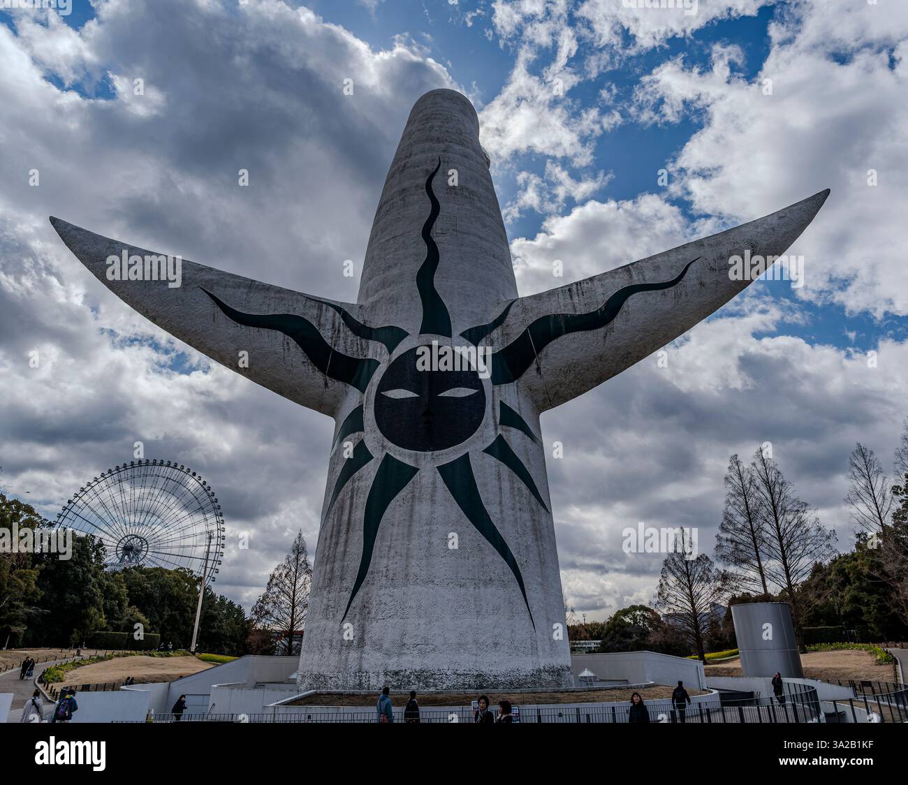 Tower of the Sun in Expo Commemoration Park in Suita, Osaka Prefecture ...