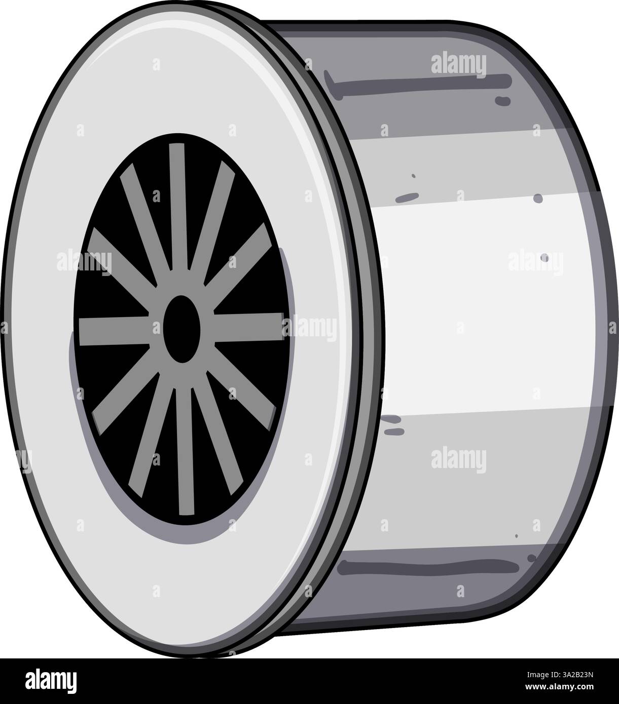 adapter faucet aerator cartoon vector illustration Stock Vector Image ...