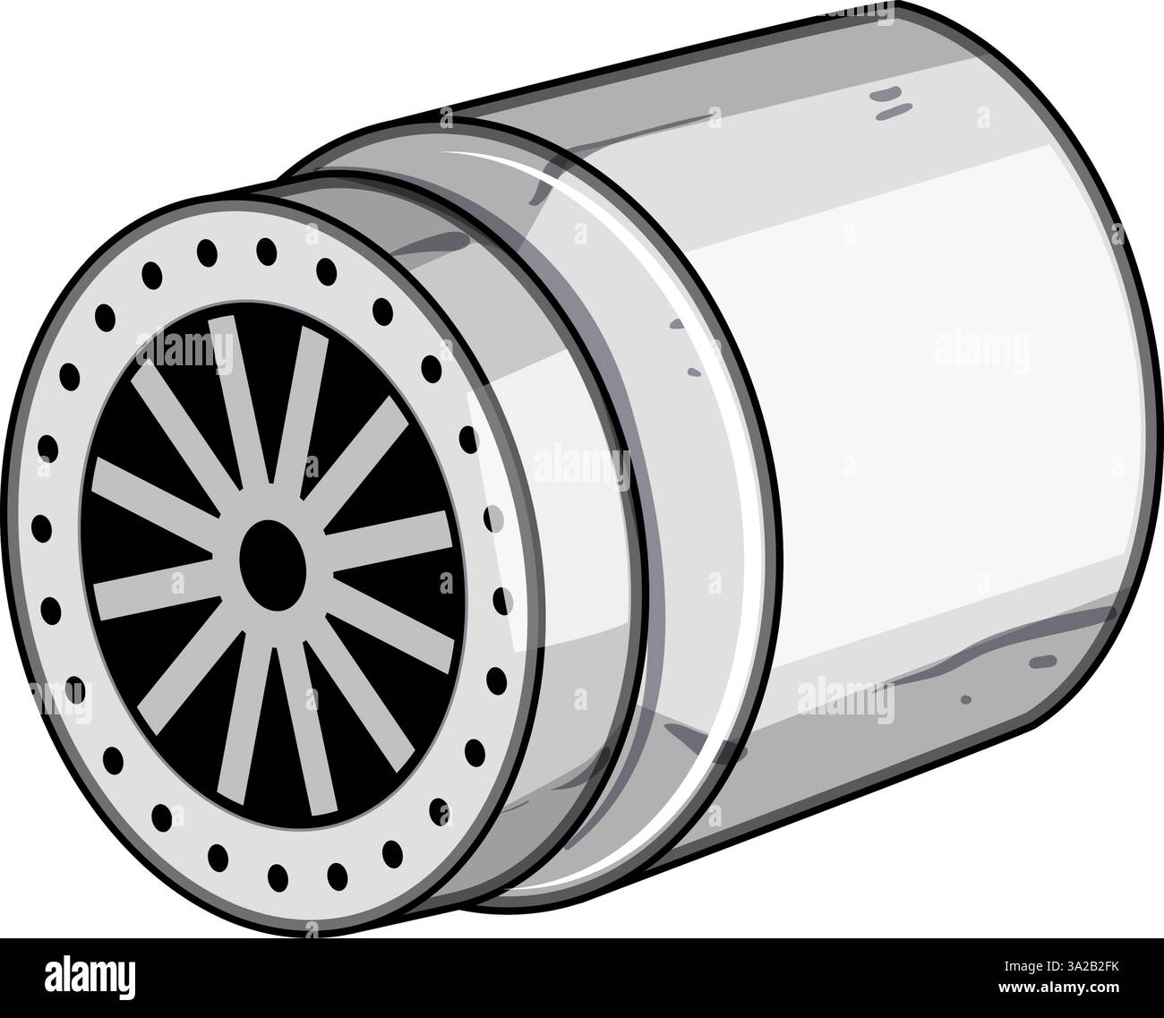 pressure faucet aerator cartoon vector illustration Stock Vector Image & Art - Alamy
