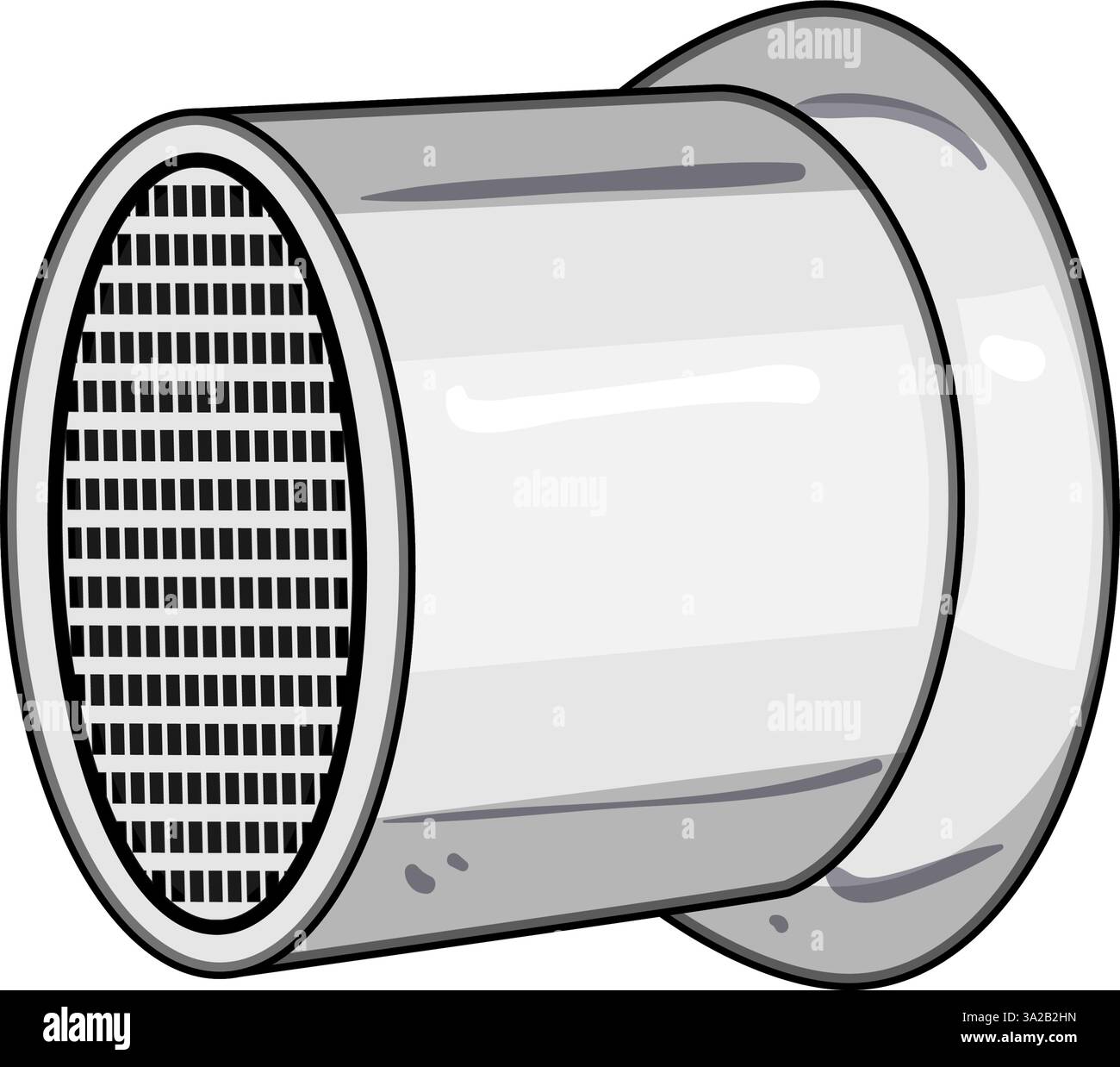 flow faucet aerator cartoon vector illustration Stock Vector Image ...