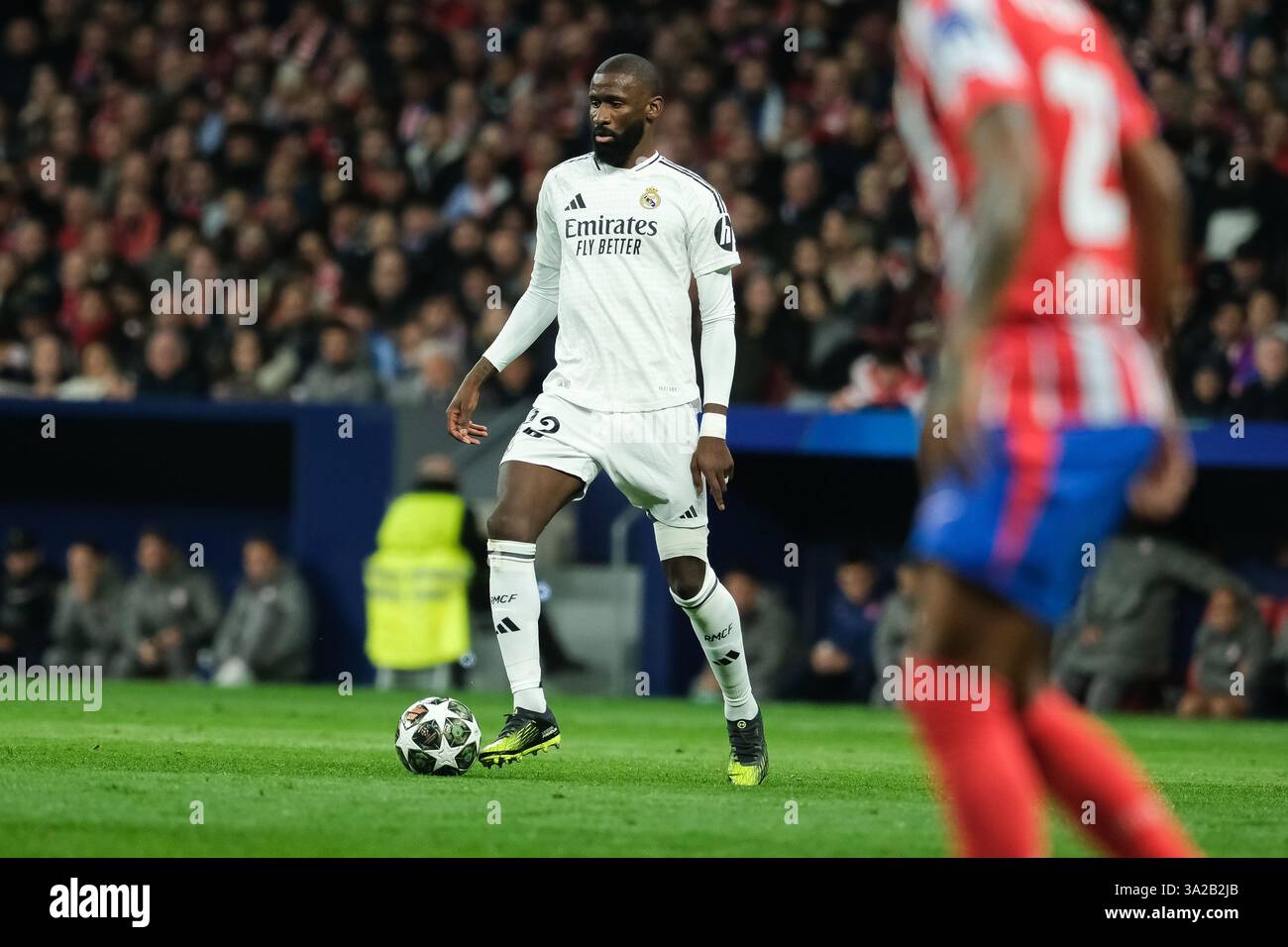 Antonio Rudiger of Real Madrid during the UEFA Champions League match ...