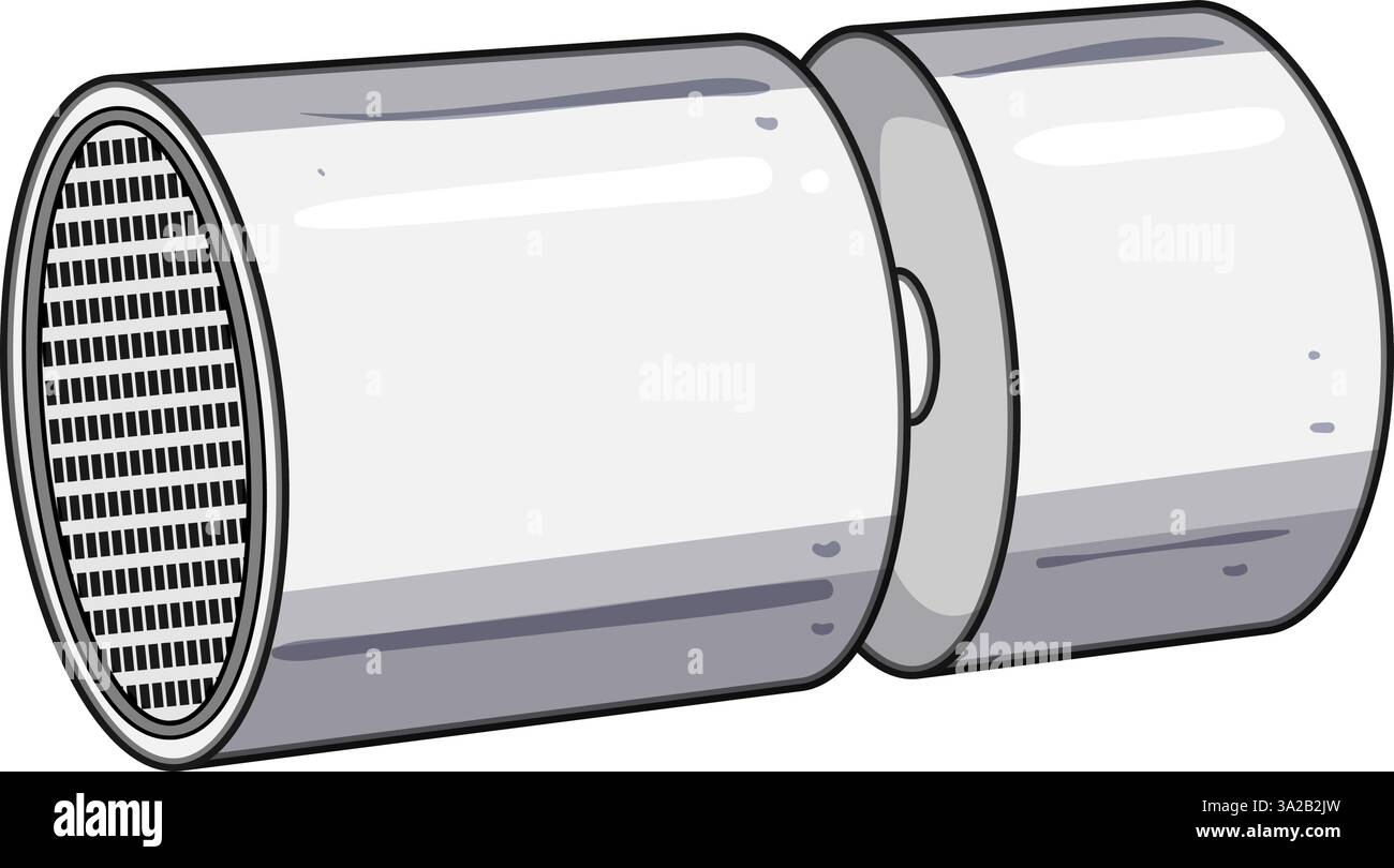 installation faucet aerator cartoon vector illustration Stock Vector ...