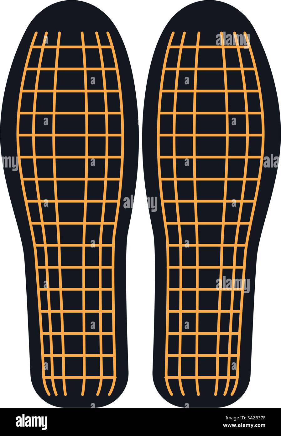 thermal electric heated insoles cartoon vector illustration Stock ...