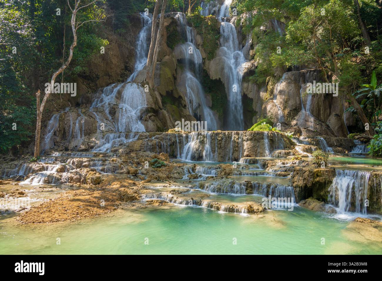 Luang prabang waterfalls hi-res stock photography and images - Alamy
