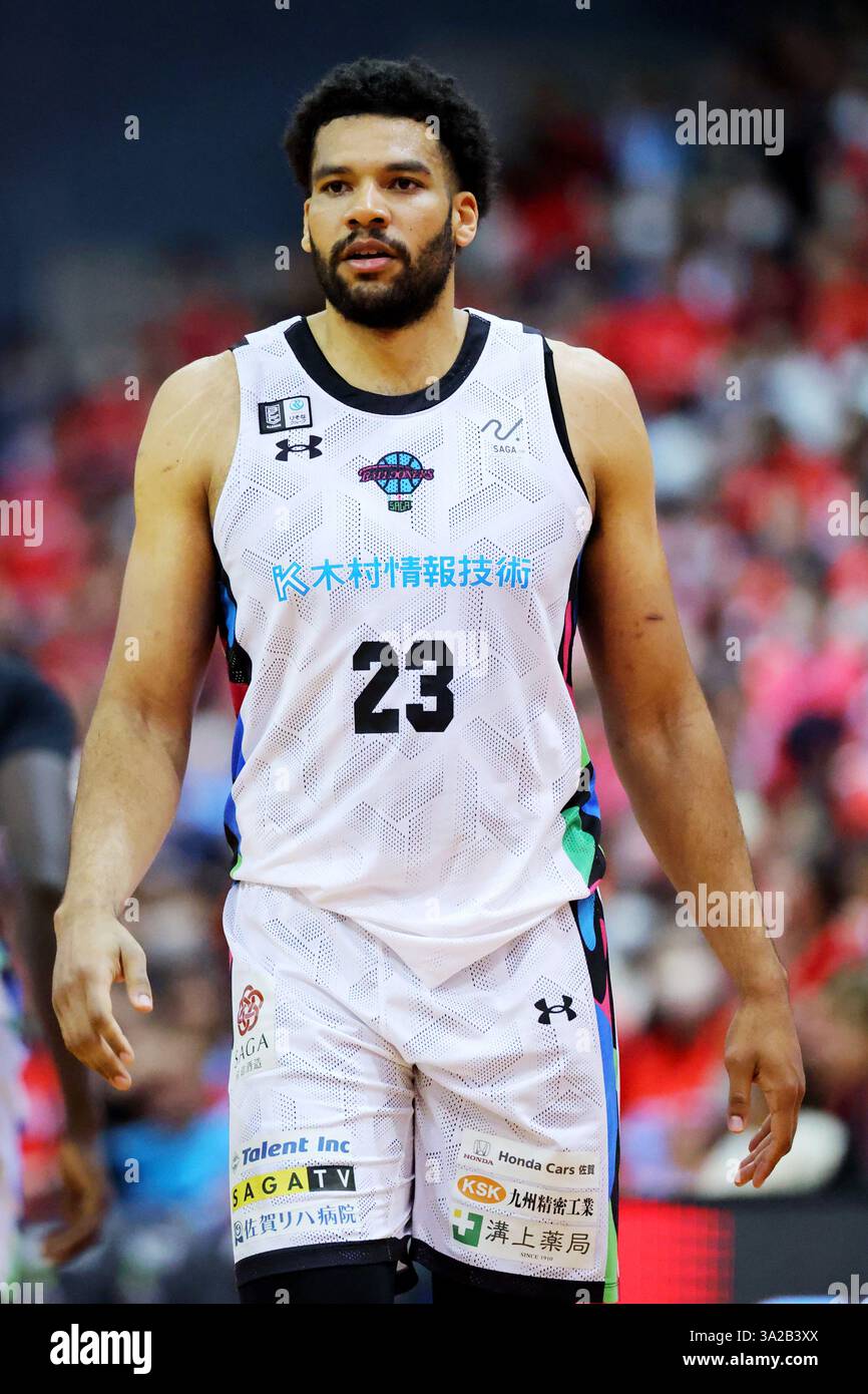 Chiba, Japan. 12th Mar, 2025. Yoeli Childs (Ballooners) Basketball : 2024-25 B.LEAGUE B1 game ...