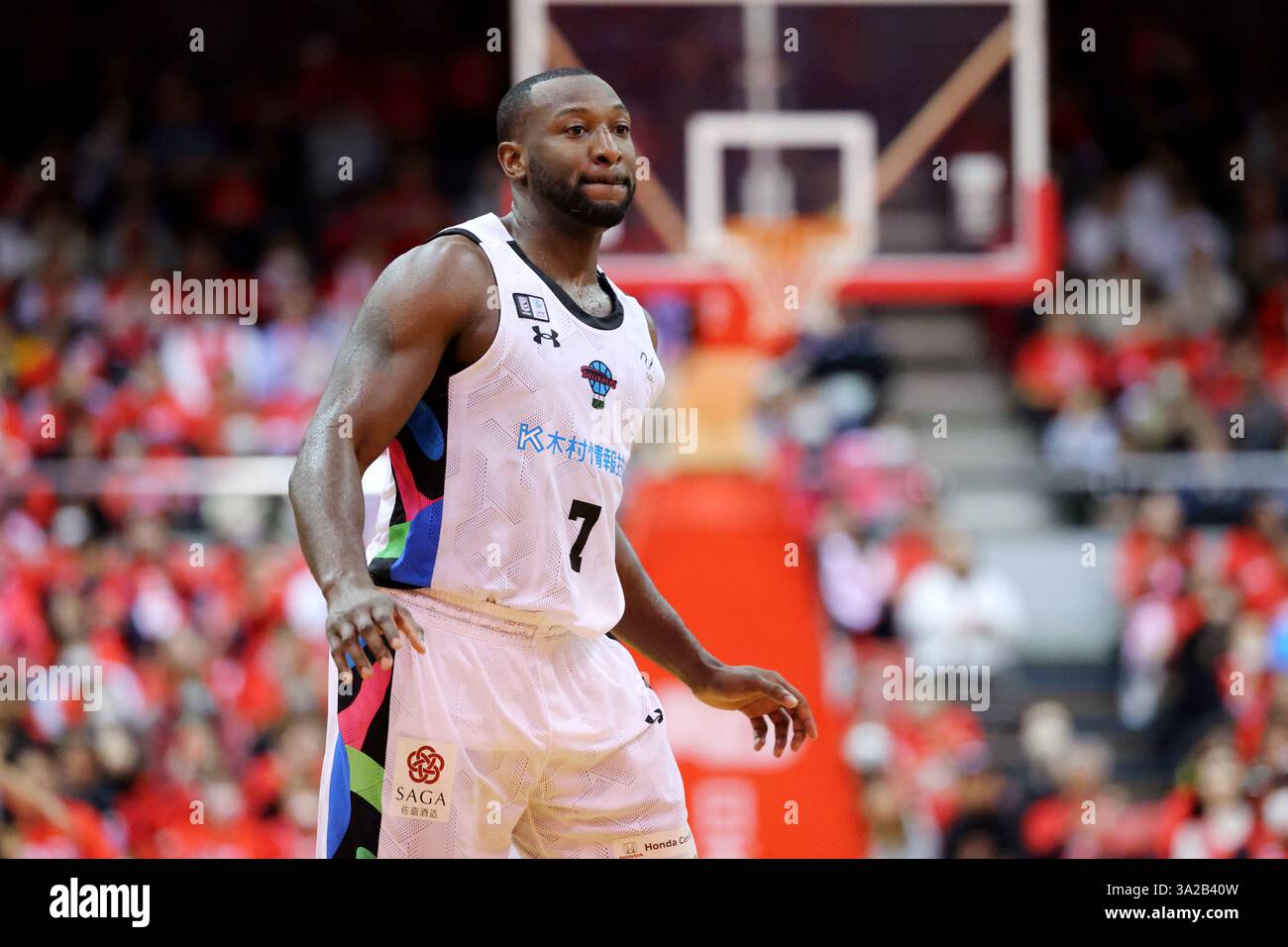 Chiba, Japan. 12th Mar, 2025. Allen Durham (Ballooners) Basketball ...