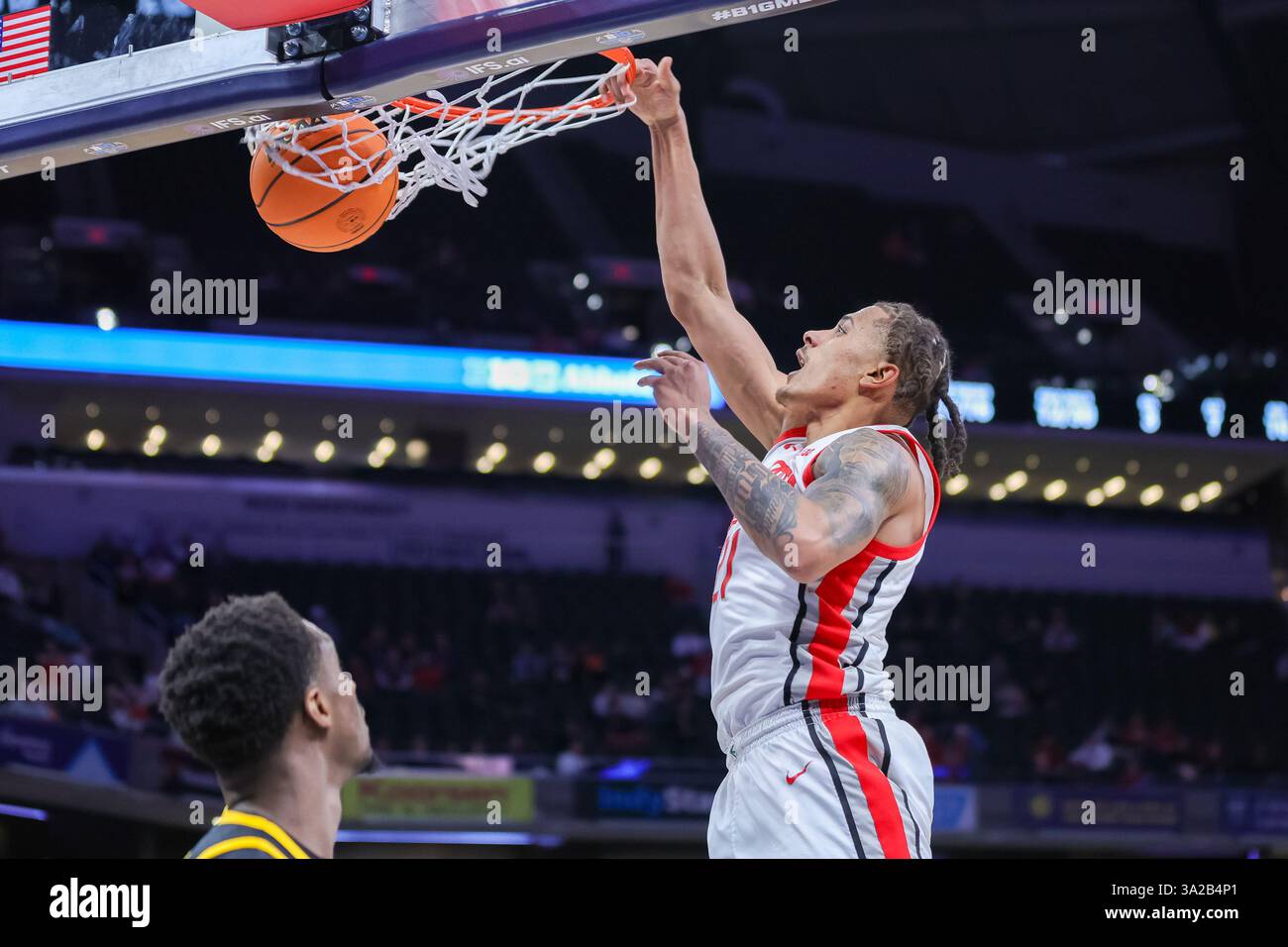 Indianapolis, Indiana, USA. 12th Mar, 2025. Ohio State Buckeyes forward ...