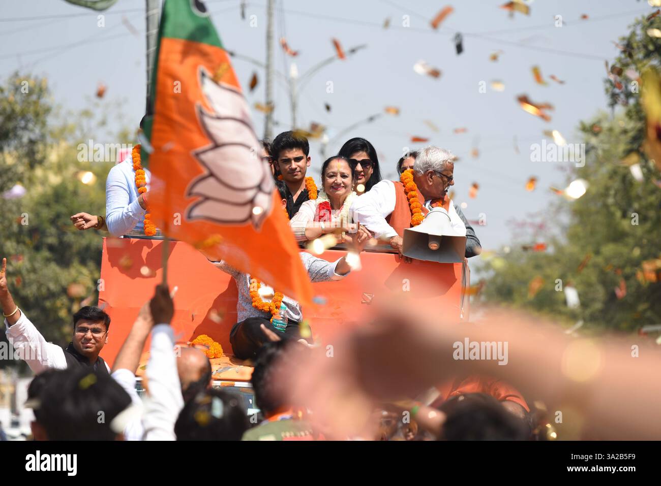 Gurugram, India. 12th Mar, 2025. GURUGRAM, INDIA - MARCH 12: BJP ...