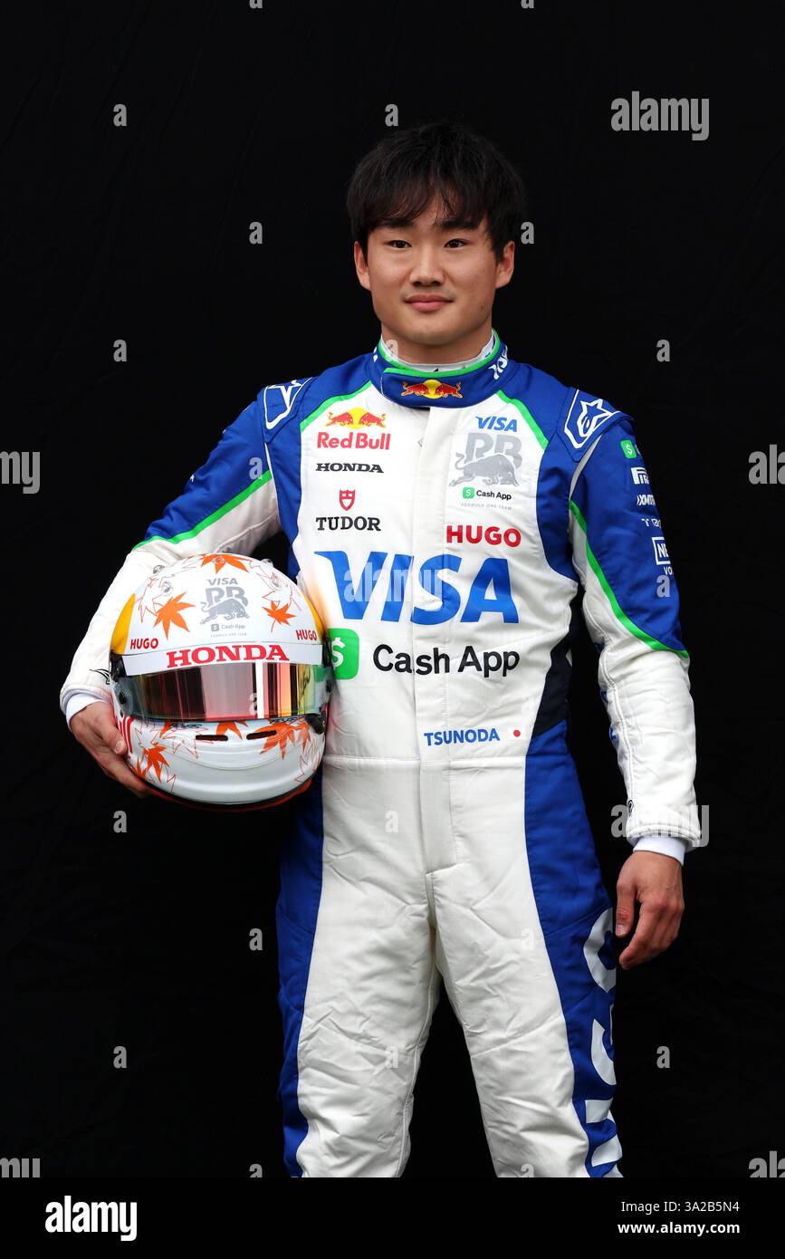 Melbourne, Australia. 13th Mar, 2025. Yuki Tsunoda (JPN) Racing Bulls. 13.03.2025. Formula 1 ...