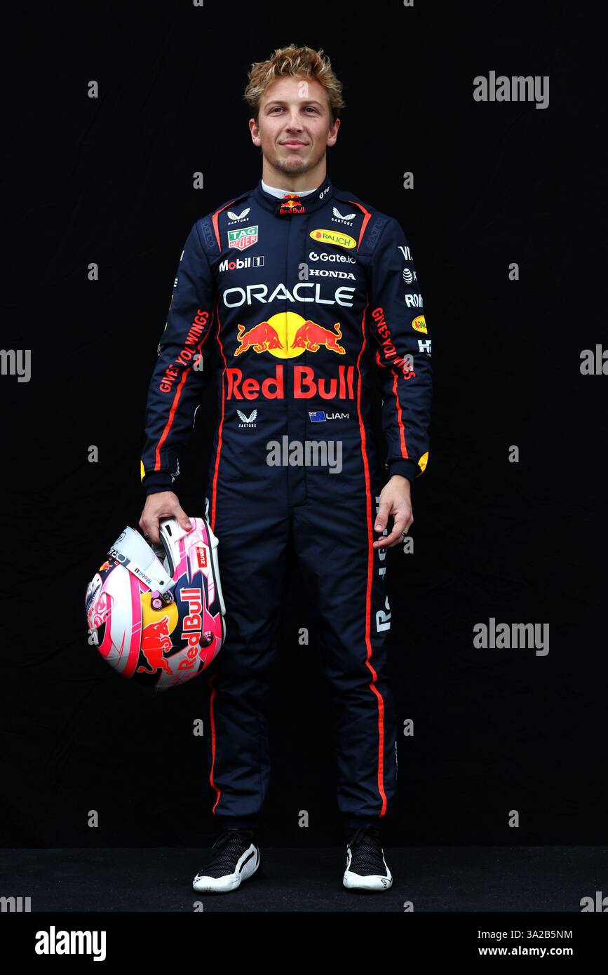 Melbourne, Australia. 13th Mar, 2025. Liam Lawson (NZL) Red Bull Racing. 13.03.2025. Formula 1 ...