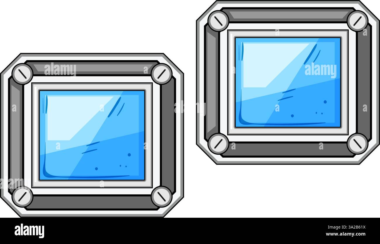 mens cufflinks cartoon vector illustration Stock Vector Image & Art - Alamy