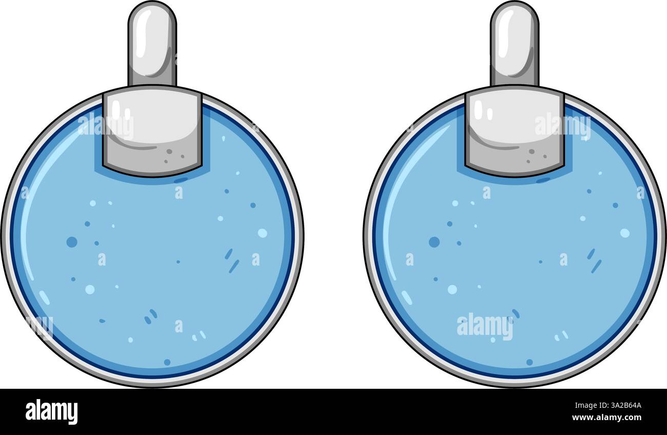 style cufflinks cartoon vector illustration Stock Vector Image & Art ...