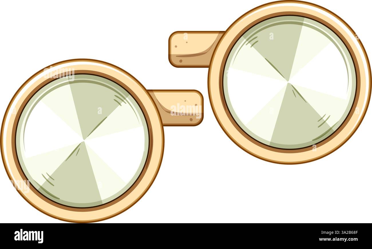 accessory cufflinks cartoon vector illustration Stock Vector Image ...