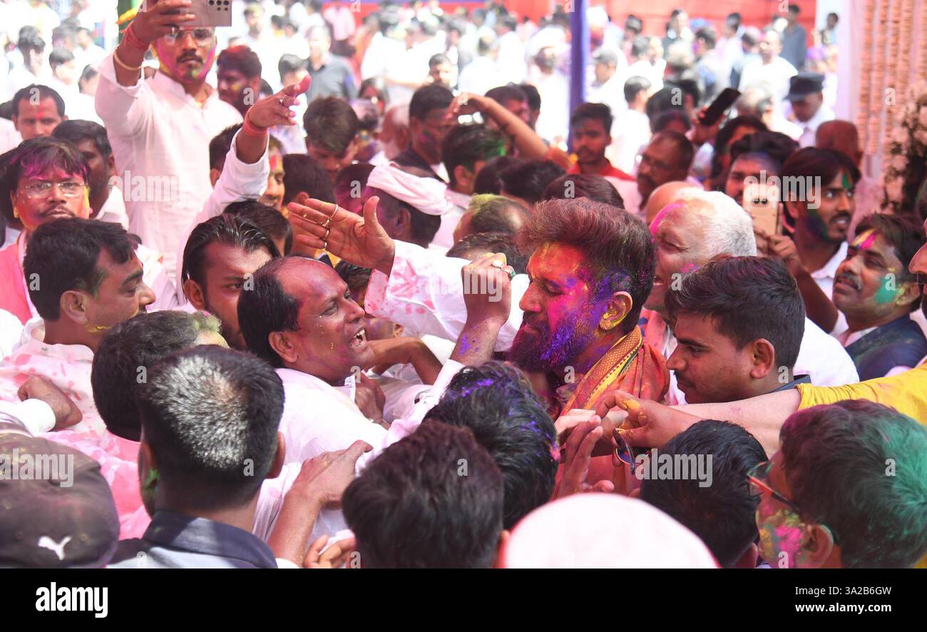 PATNA, INDIA - MARCH 12: Union Minister and LJP (Ramvilas) party Chief ...