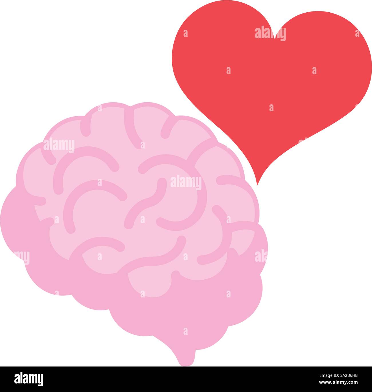 Heart Mind Connection Stock Vector Image & Art - Alamy