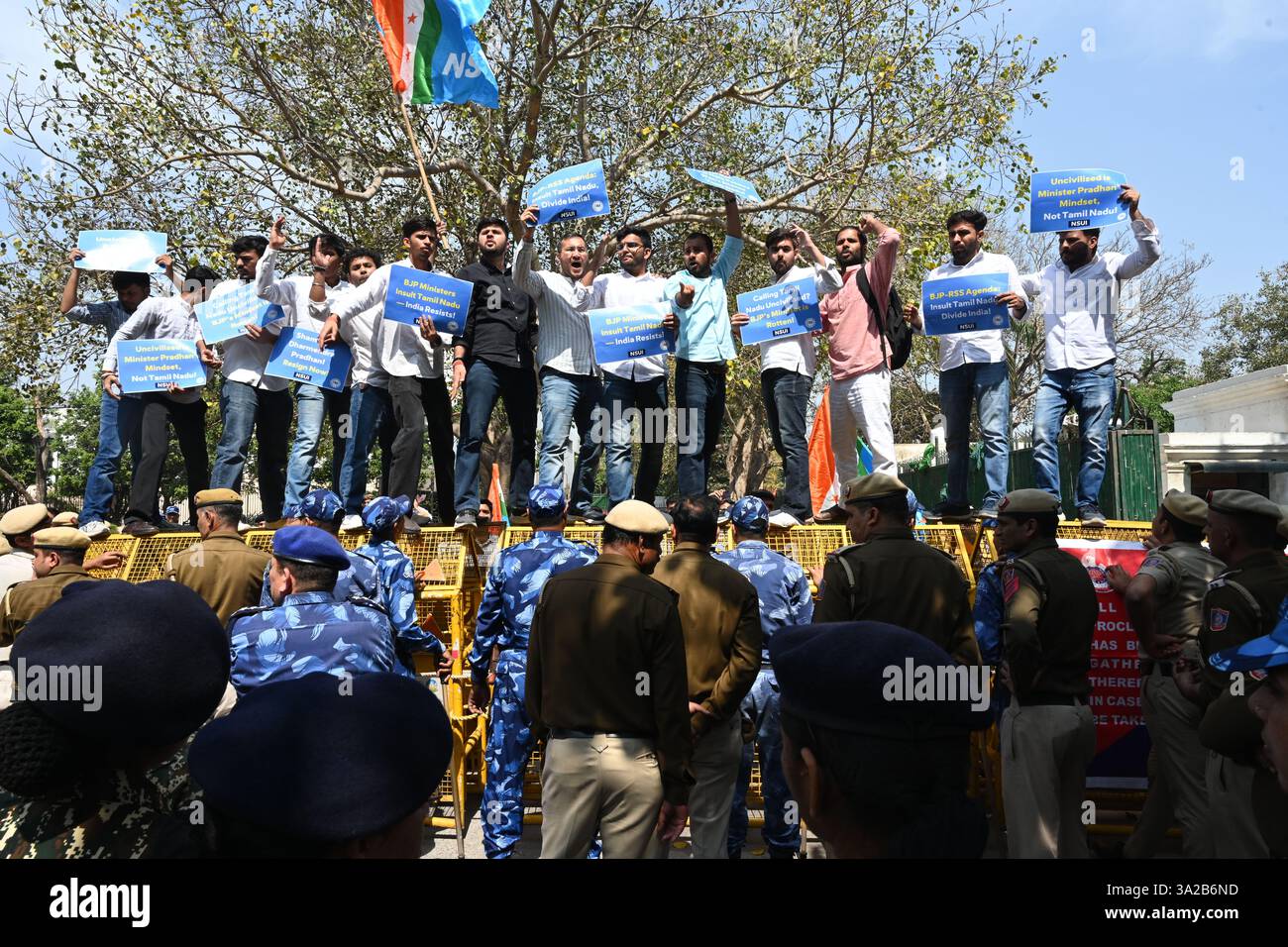 New Delhi, India. 12th Mar, 2025. NEW DELHI, INDIA - MARCH 12: National ...