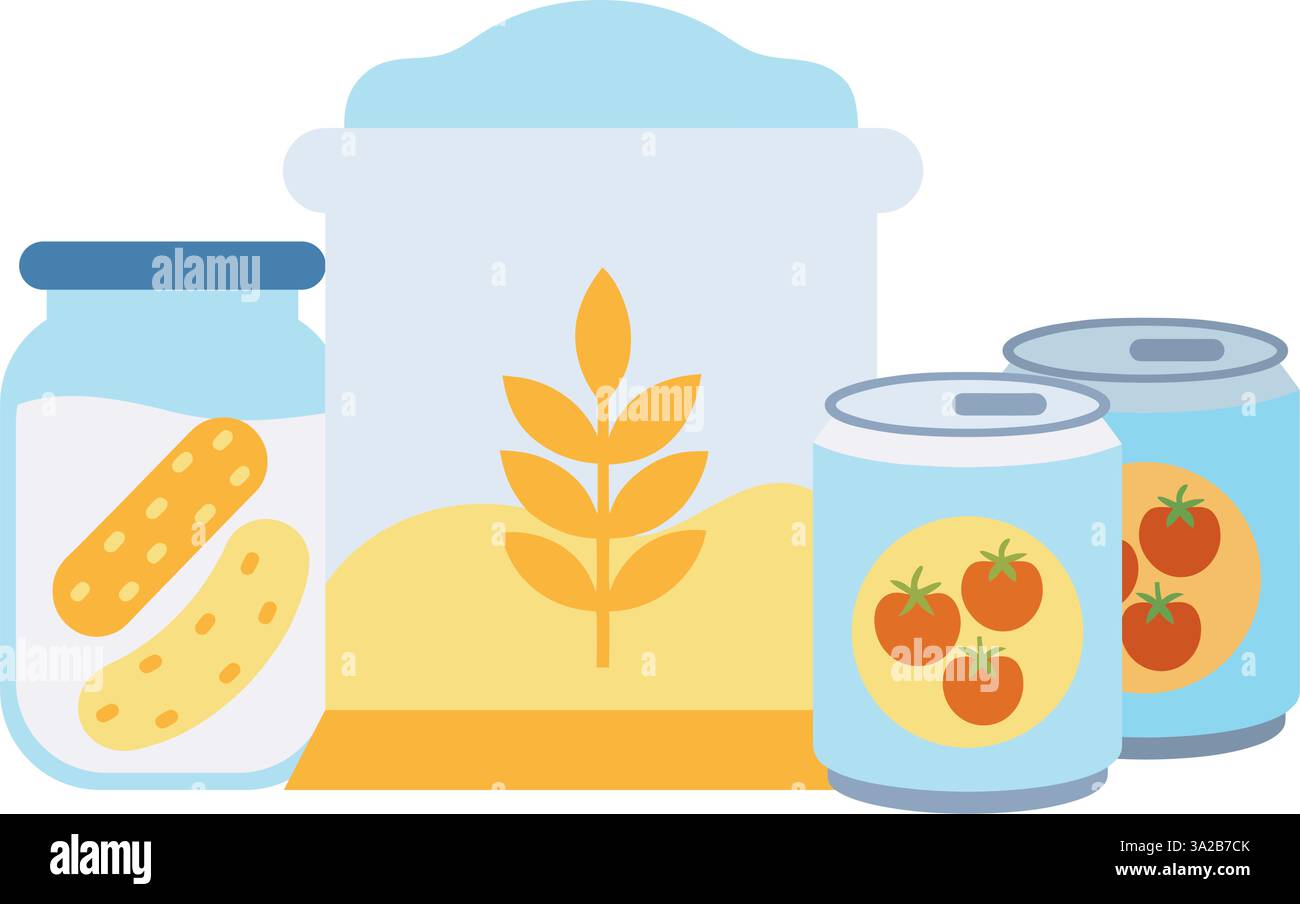 Emergency rations Stock Vector Images - Alamy