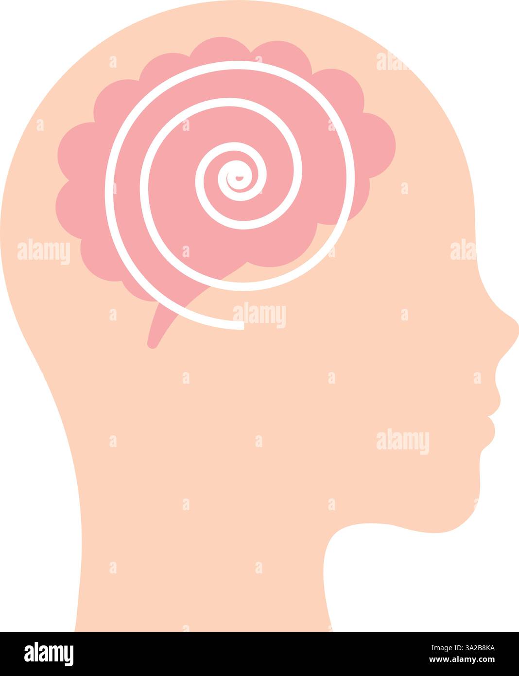 Subconscious Mind Spiral Stock Vector Image & Art - Alamy