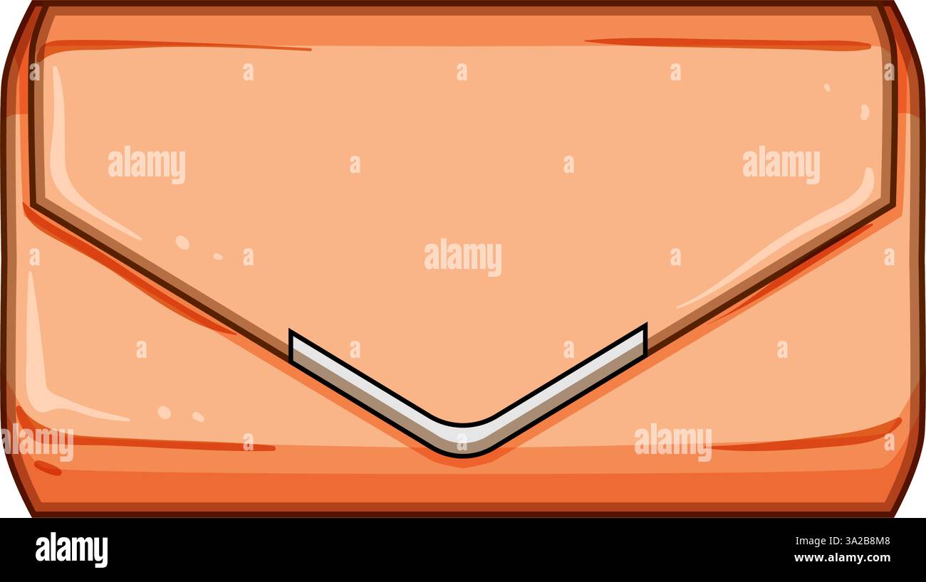 compact clutch bag cartoon vector illustration Stock Vector Image & Art ...