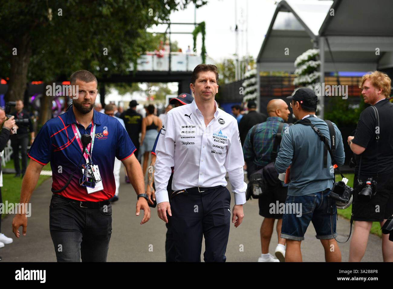 MELBOURNE, AUSTRALIA 13 Mar 2025. Pictured: Williams Formula 1 team ...