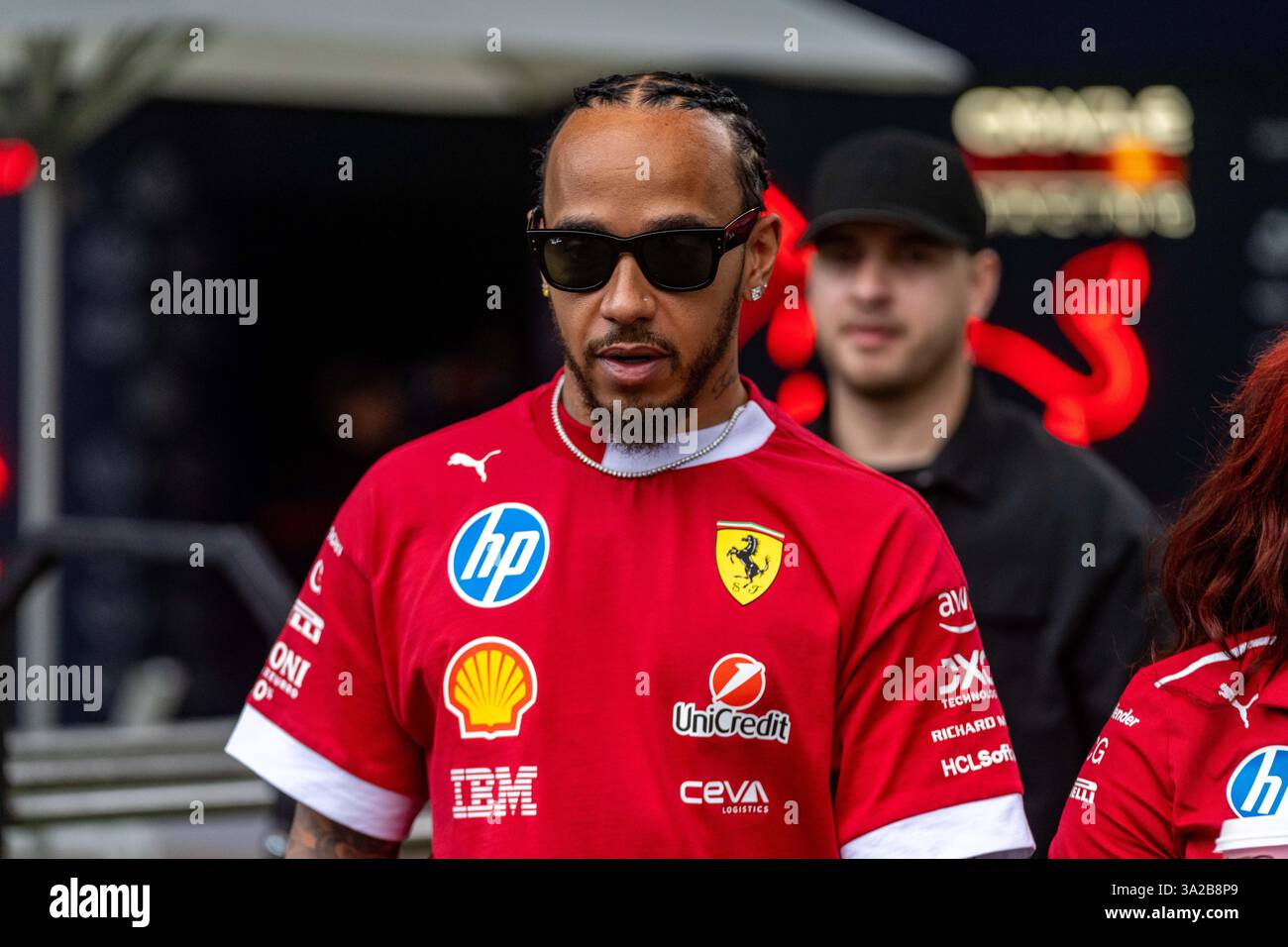 Melbourne, Victoria, Australia. 13th Mar, 2025. Scuderia Ferrari HP ...