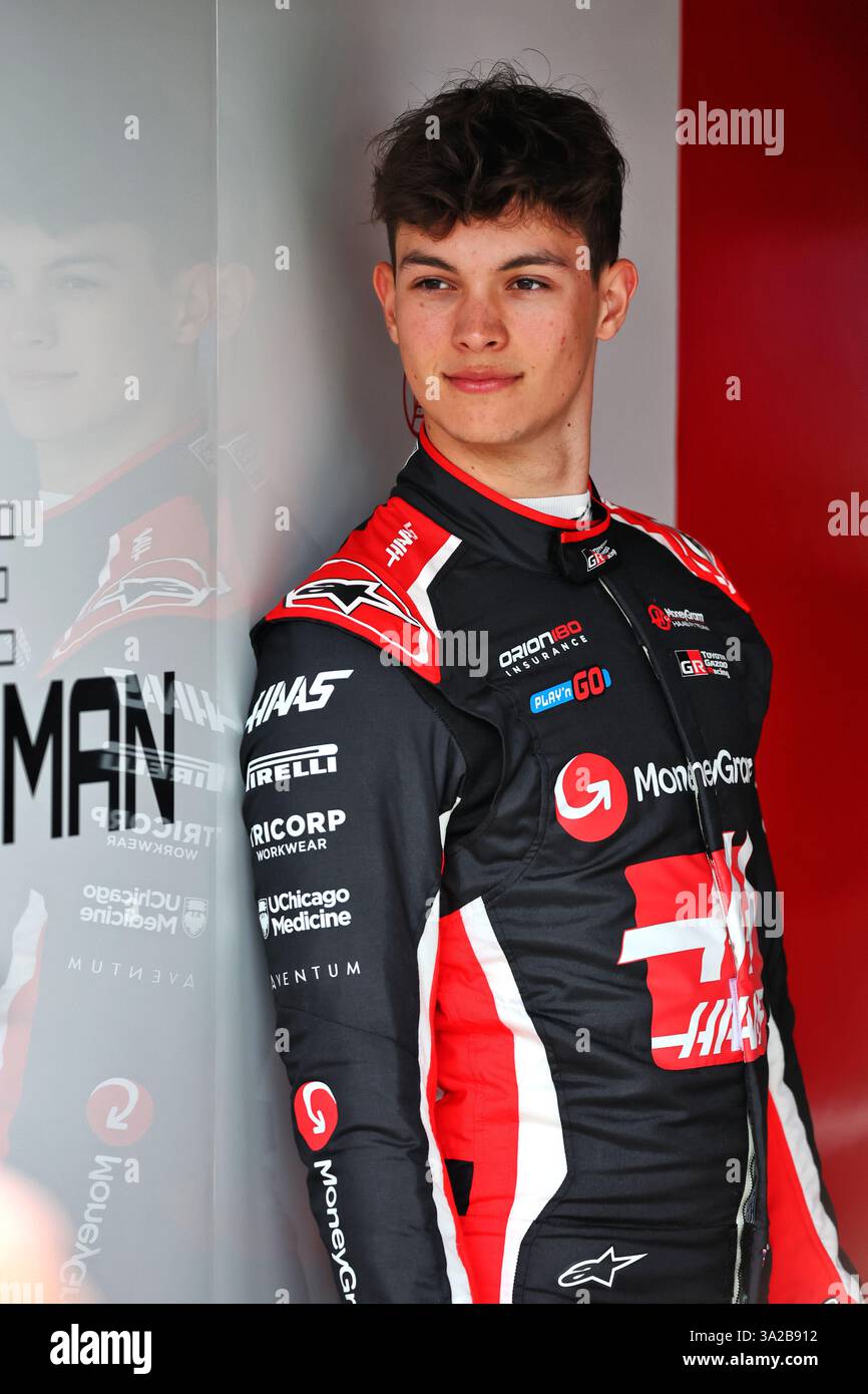 Melbourne, Australia. 13th Mar, 2025. Oliver Bearman (GBR) Haas F1 Team ...