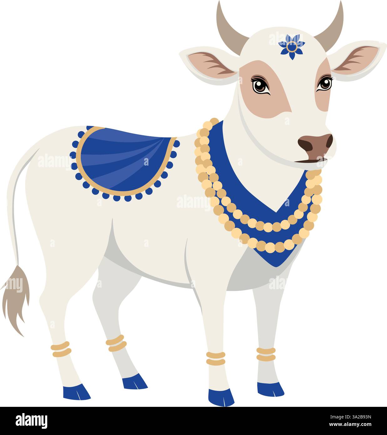 Indian cow Cut Out Stock Images & Pictures - Alamy