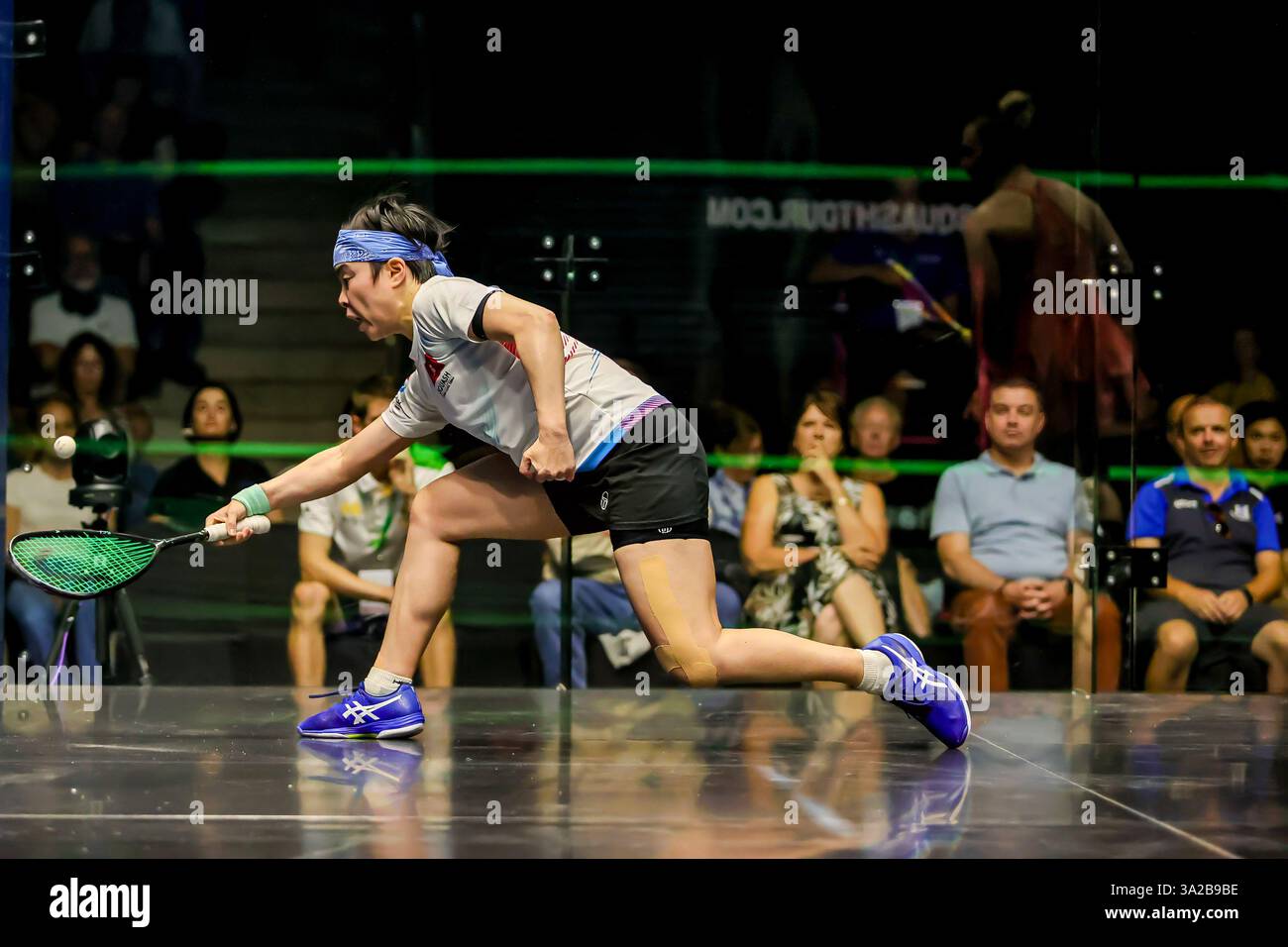 Hong Kong’s Tong Tsz Wing plays against Jessica van der Walt from ...