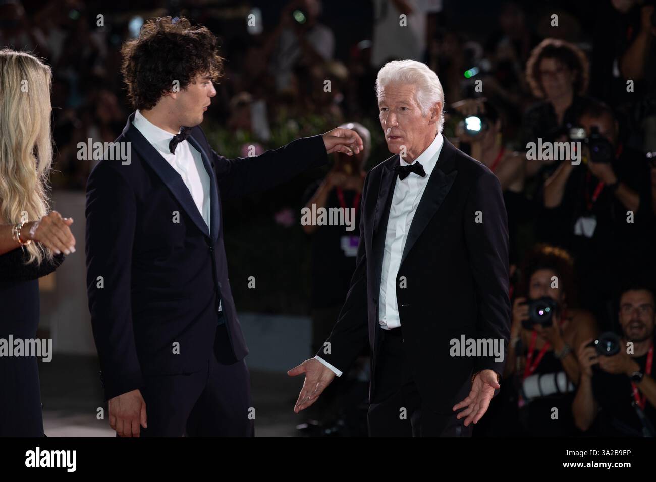 VENICE, ITALY - SEPTEMBER 01: Richard Gere and Homer James Jigme Gere ...