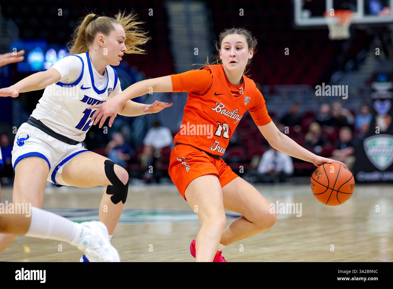 CLEVELAND, OH - MARCH 12: Bowling Green Falcons guard Paige Kohler (10 ...