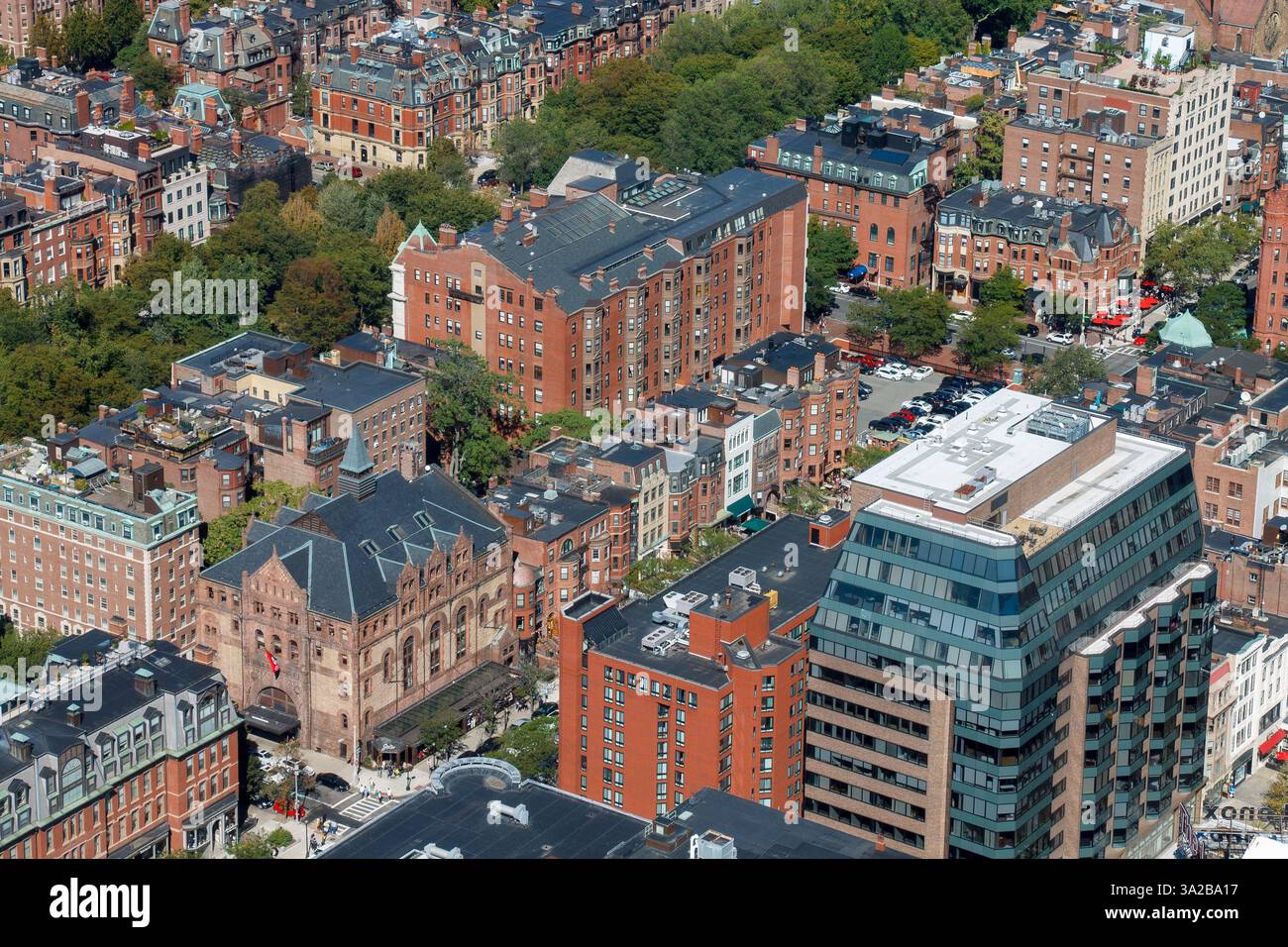 The Historical buildings around commonwealth avenue,, Boston ...