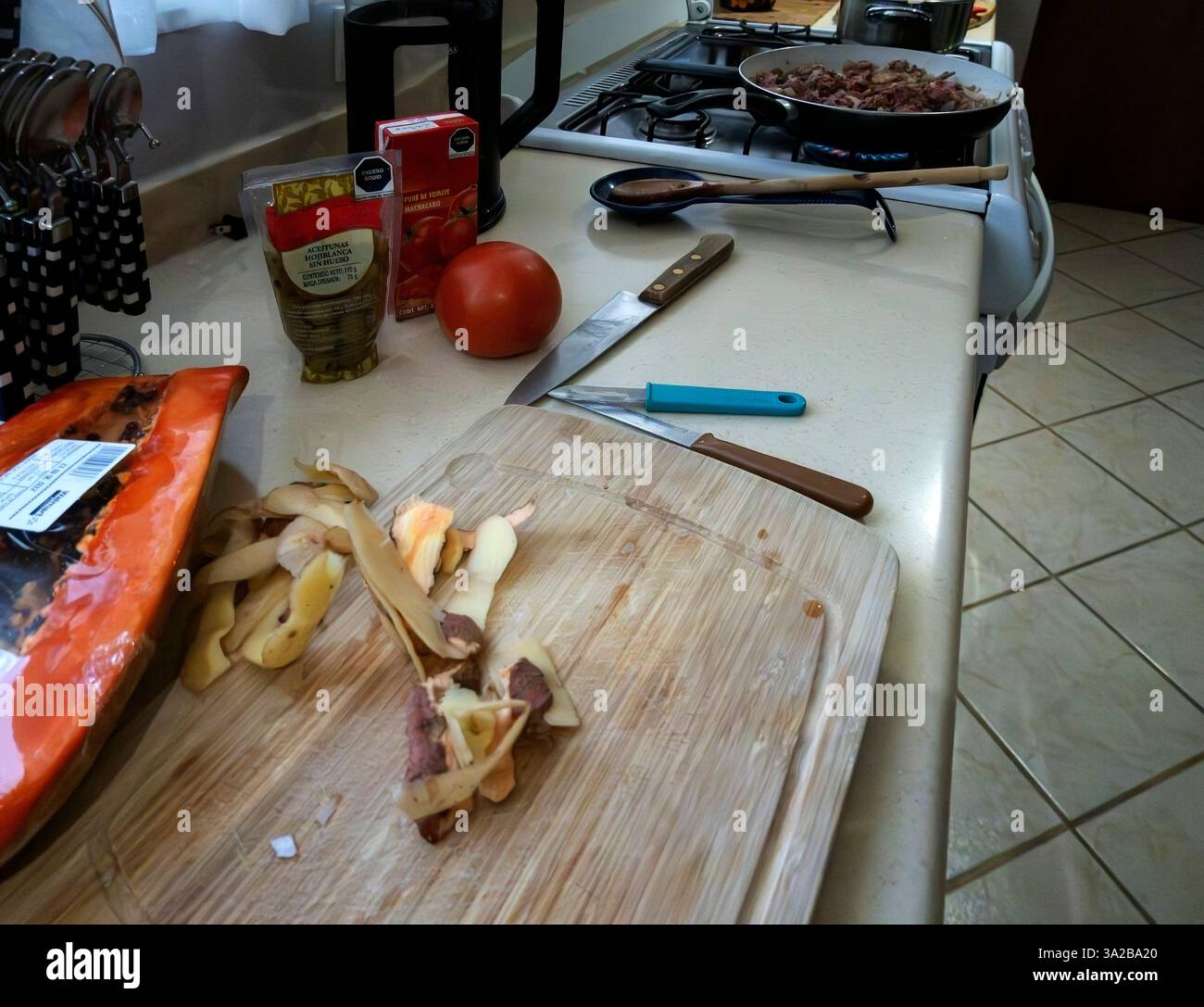 Untidy cook hi-res stock photography and images - Alamy