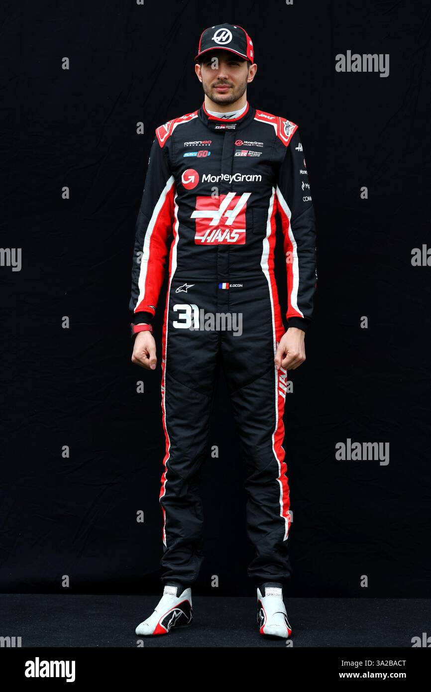 Melbourne, Australia. 13th Mar, 2025. Esteban Ocon (FRA) Haas F1 Team. 13.03.2025. Formula 1 ...
