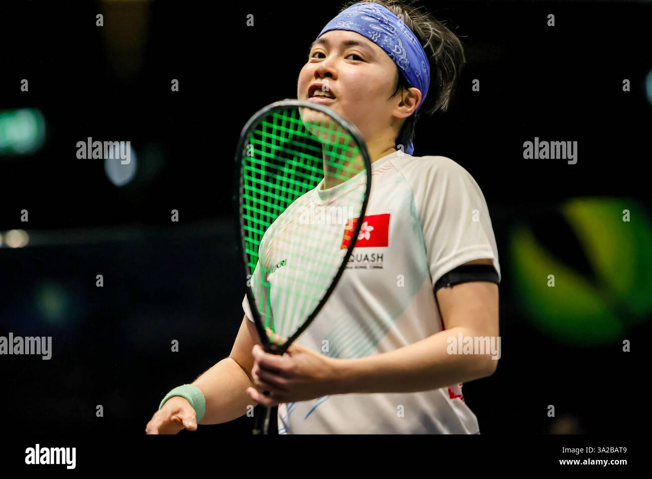 Hong Kong’s Tong Tsz Wing plays against Jessica van der Walt from ...
