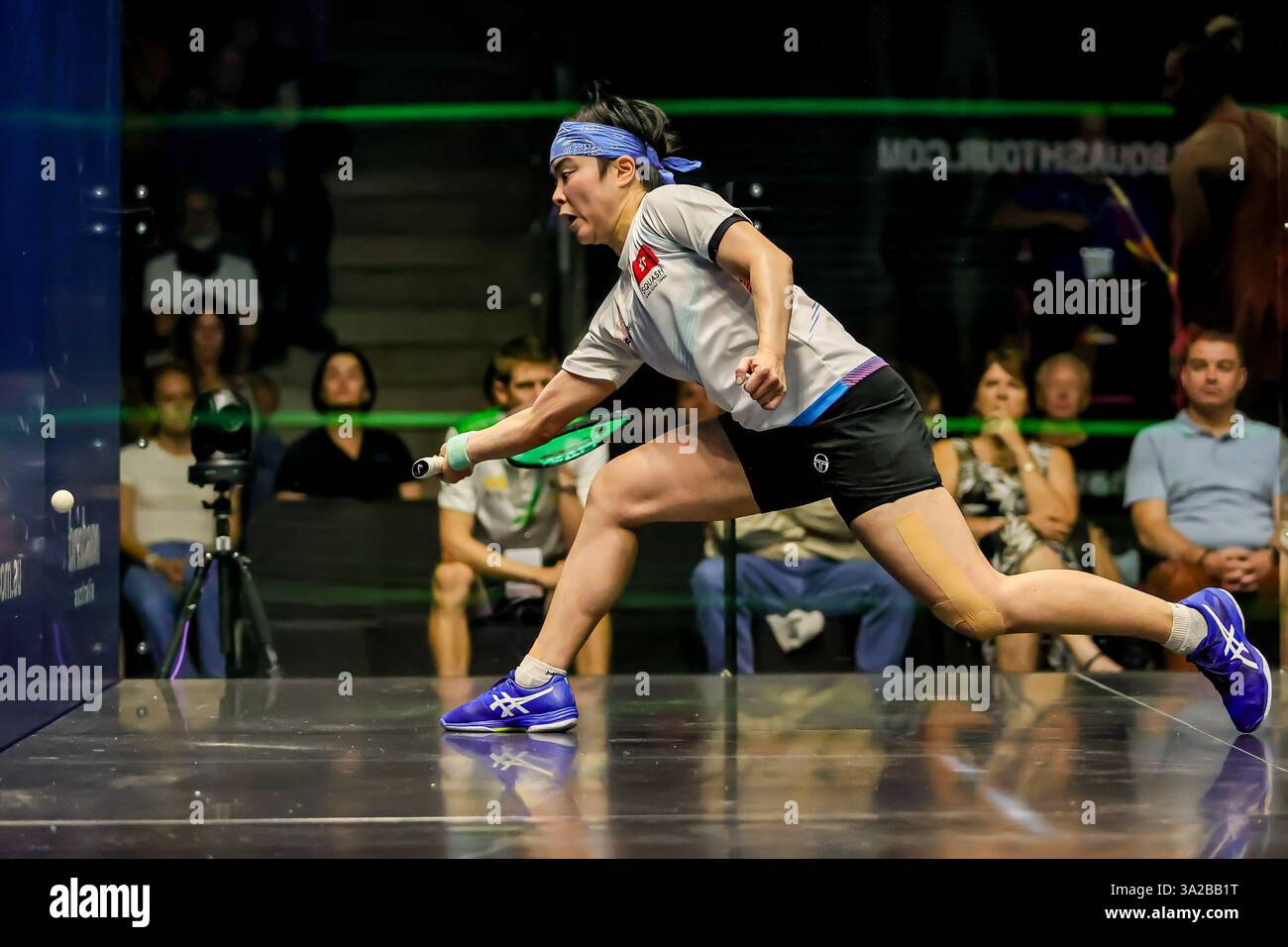 Brisbane, Australia. 12th Mar, 2025. Hong Kong's Tong Tsz Wing plays ...