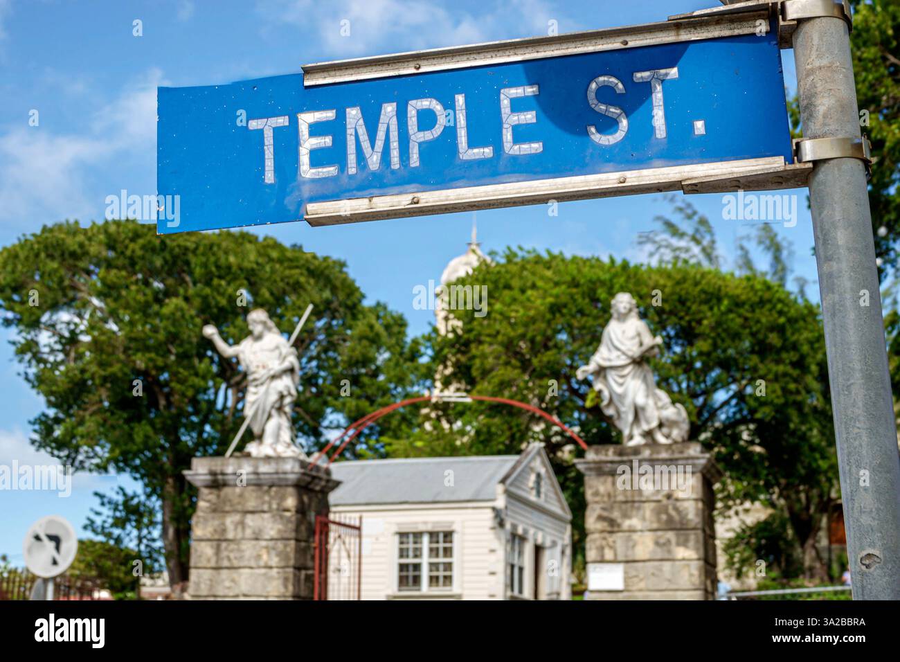 St John's Antigua and Barbuda,Temple Street,entrance Saint John the ...