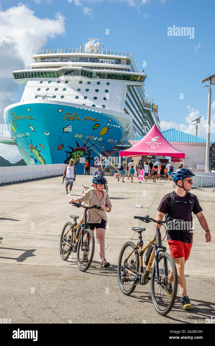 St John's Antigua and Barbuda,Cruise Port Harbour harbor,Norwegian ...
