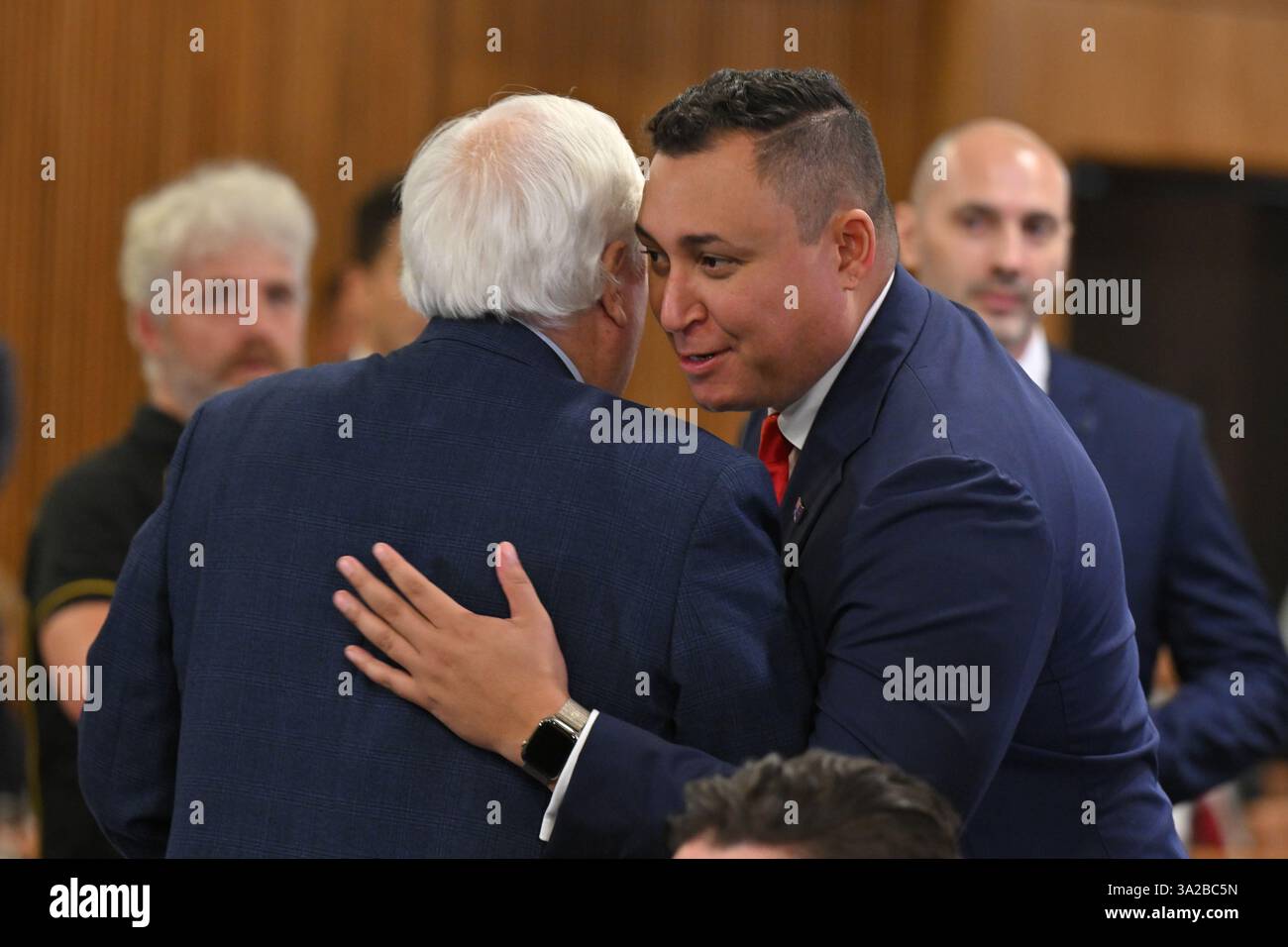 Canberra, Australia. 13th Mar, 2025. Trumpet of Patriots senator Ralph ...