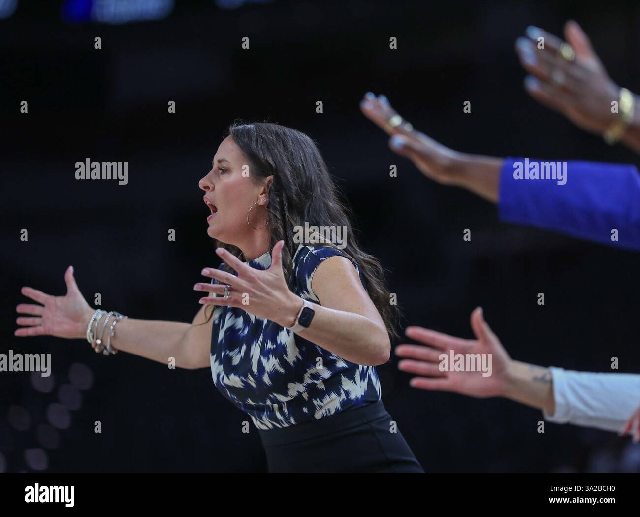 March 12, 2025, Fort Worth, Texas, USA: Rice womenâ€™s head basketball ...