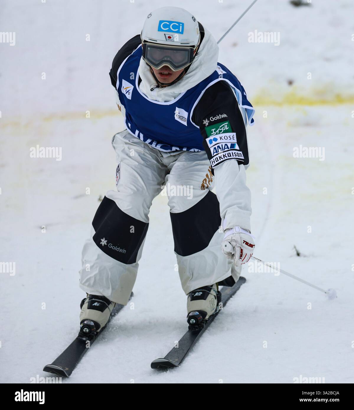 Livigno, Italy. 12th Mar, 2025. Horishima Ikuma of Japan competes ...