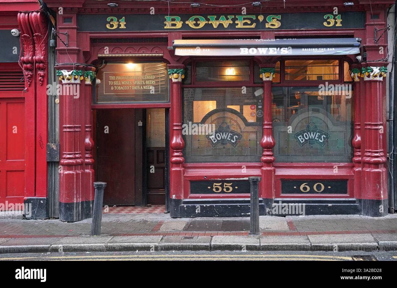 Dublin, Ireland - March 21, 2023: Front of old fashioned small pub in ...