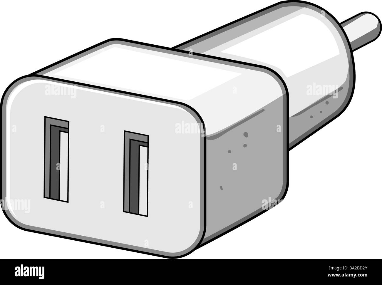 charging car charger wireless cartoon vector illustration Stock Vector ...