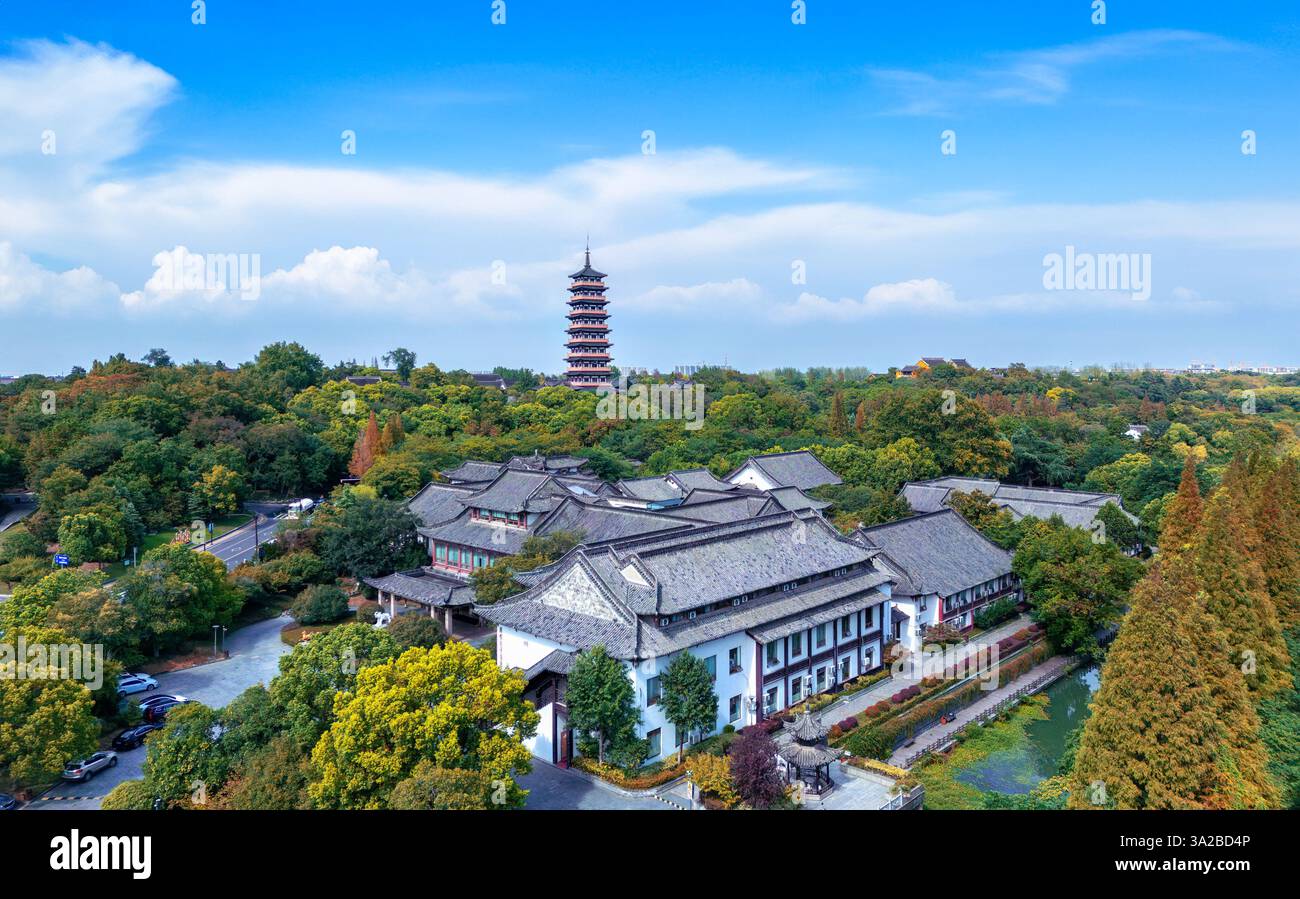 Scenery of Daming Temple, Yangzhou City, Jiangsu Province, China Stock ...